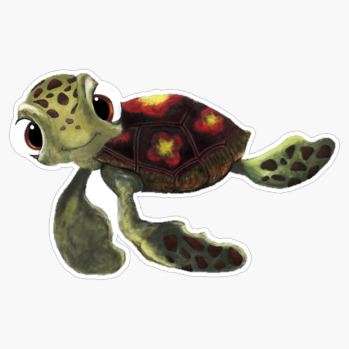 Maneki Squirt Finding Nemo Er, Phone Decal Water Bottle Stickers Car ...