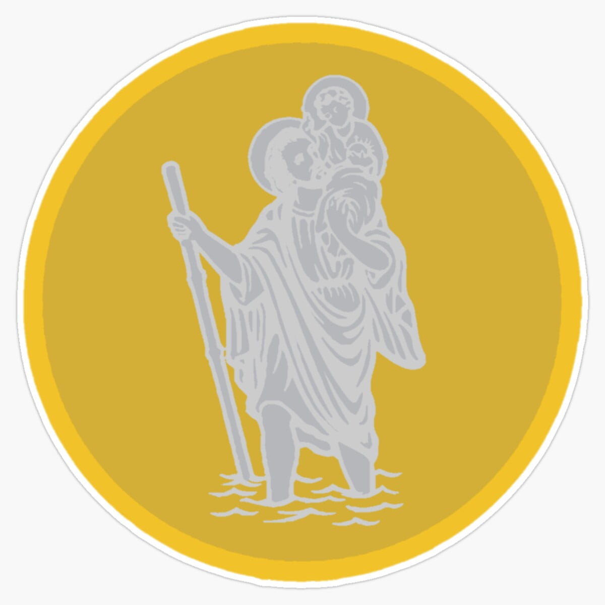 Maneki St. Christopher Er, Phone Decal Water Bottle Stickers Car Decals ...