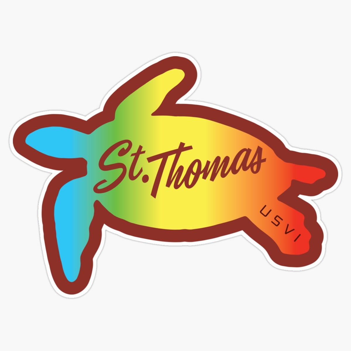 Maneki St. Thomas Usvi Er, Phone Decal Water Bottle Stickers Car Decals ...