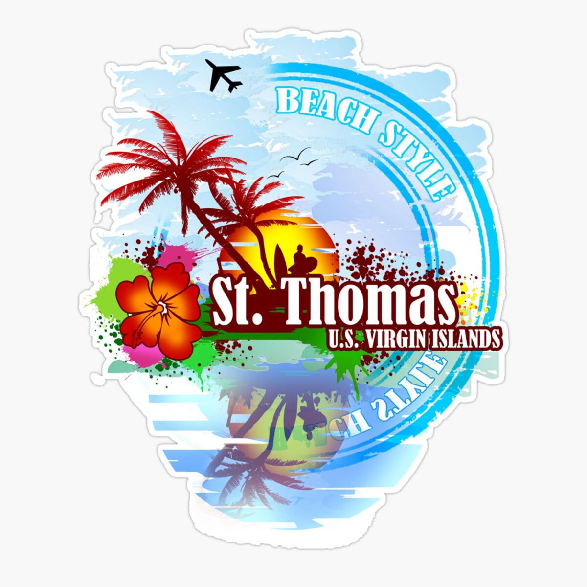Maneki St Thomas Usvi Sticker, Phone Decal Water Bottle Stickers Car ...
