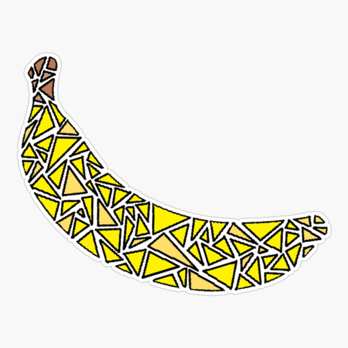 Maneki Stained Gl Banana Er Er, Phone Decal Water Bottle Stickers Car ...