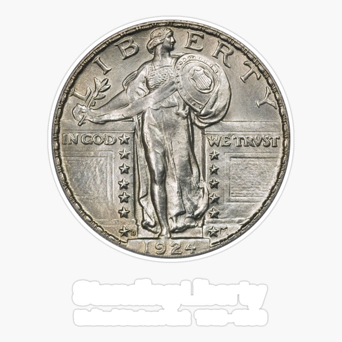 Maneki Standing Liberty - Coin Collector Collecting Er, Phone Decal ...