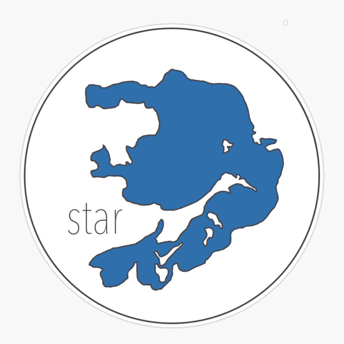 Maneki Star Lake Er, Phone Decal Water Bottle Stickers Car Decals ...
