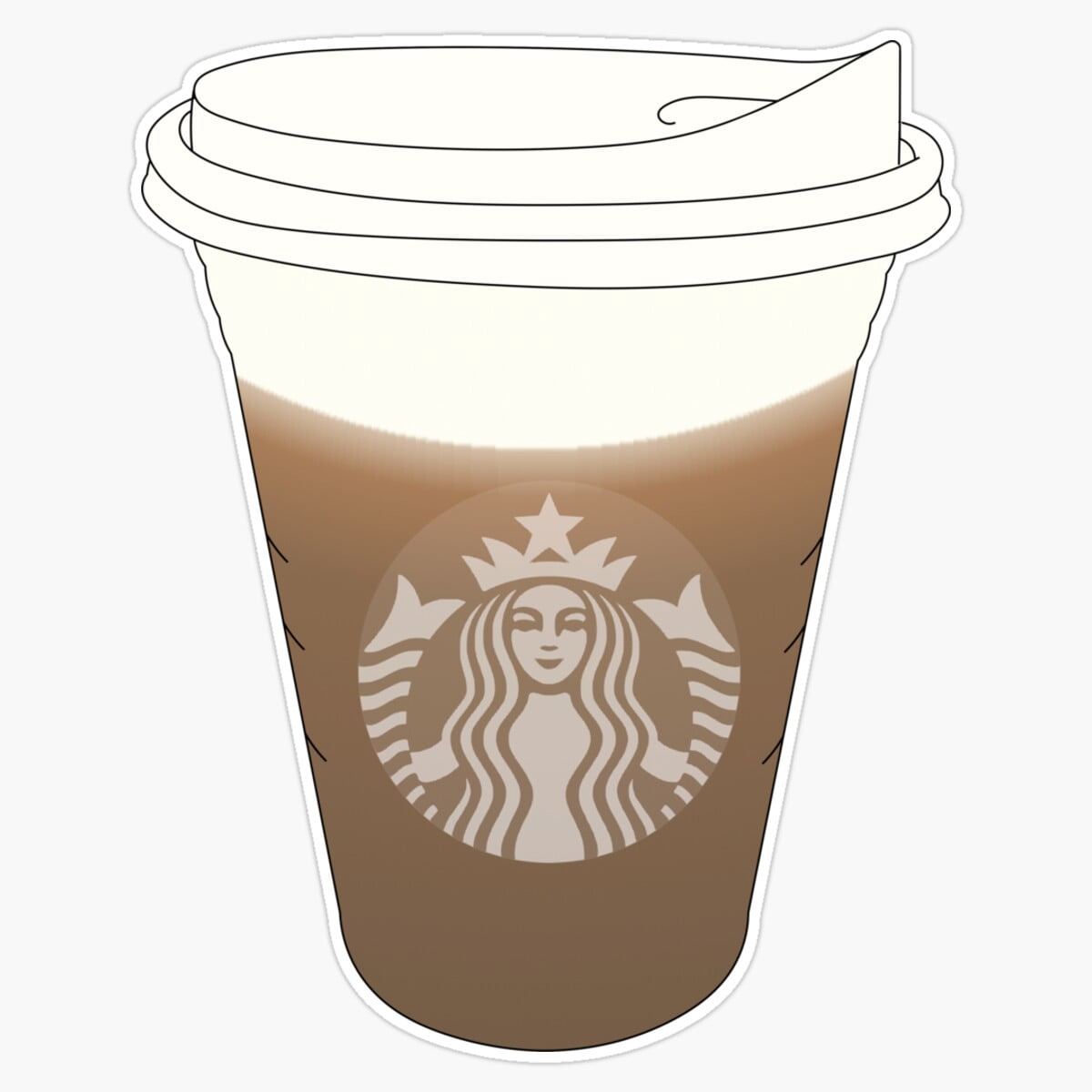 Maneki Starbucks Nitro Cold Brew Er, Phone Decal Water Bottle Stickers ...