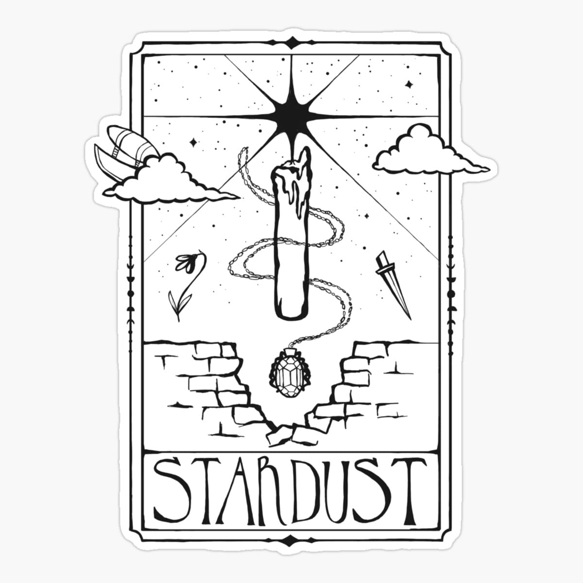 Maneki Stardust Movie (2007) Tarot Card - Ver. 2 Er, Phone Decal Water ...