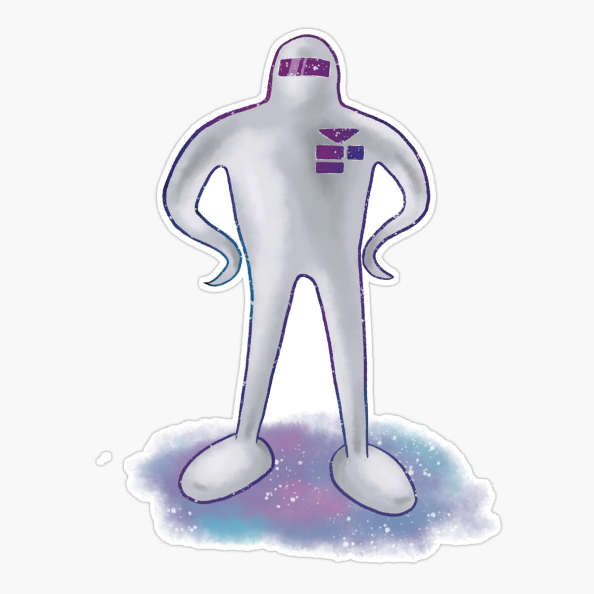 Maneki Starman Er, Phone Decal Water Bottle Stickers Car Decals, Funny ...