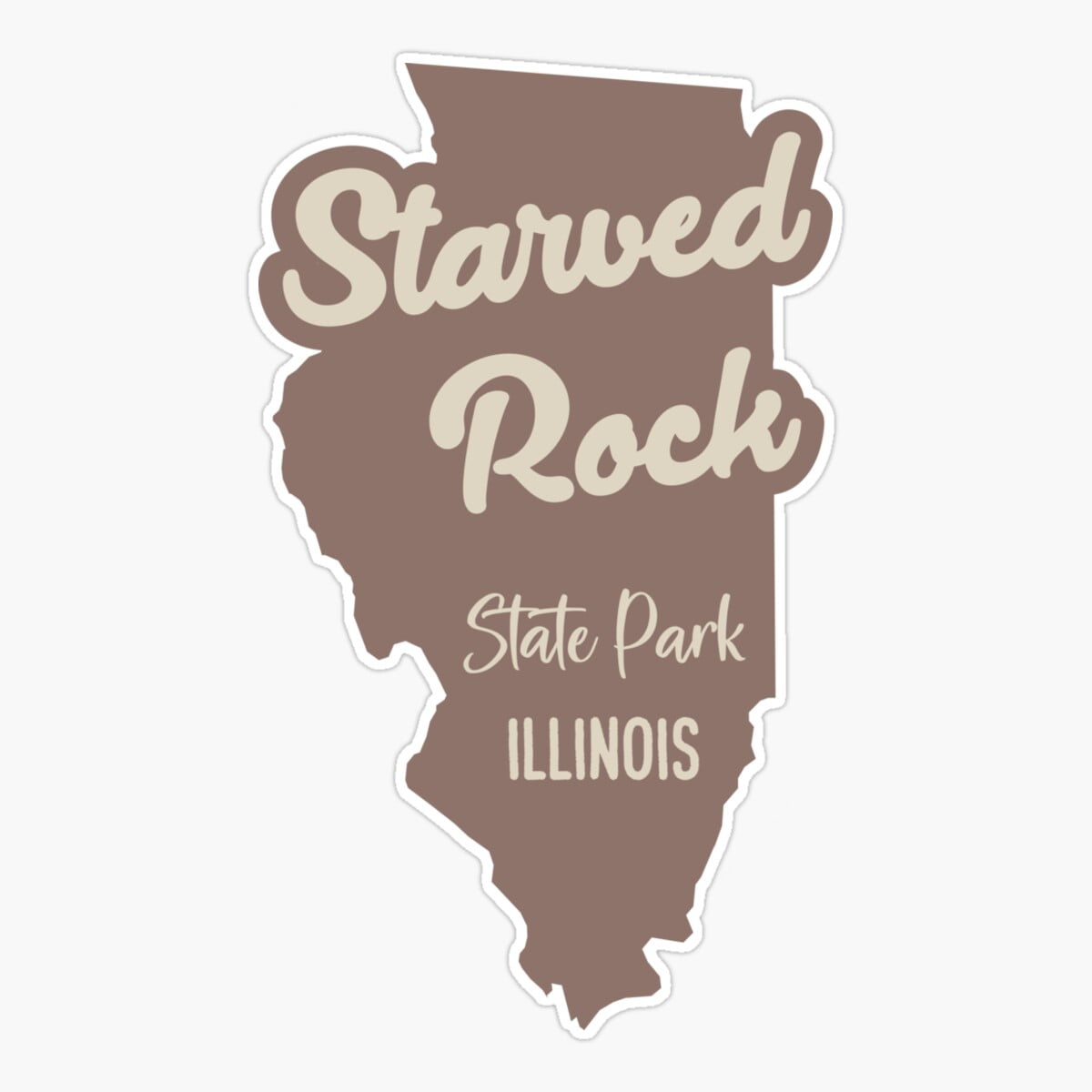 Maneki Starved Rock State Park Illinois Er, Phone Decal Water Bottle ...