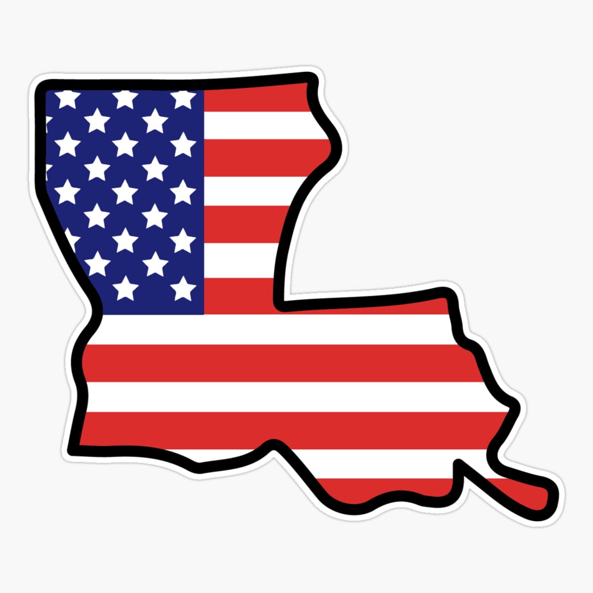 Maneki State O Louisiana Sticker, Phone Decal Water Bottle Stickers Car ...