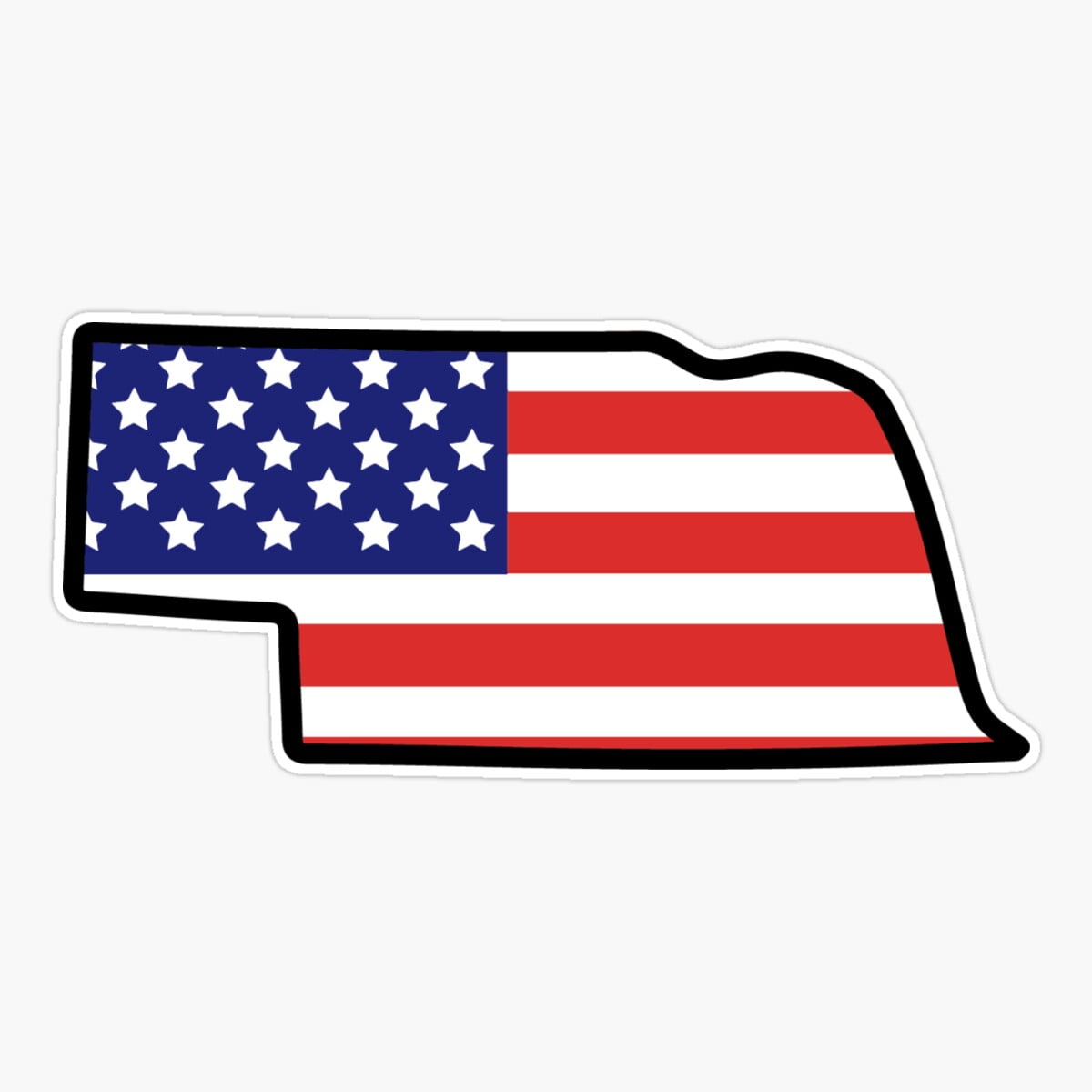 Maneki State O Nebraska Sticker, Phone Decal Water Bottle Stickers Car ...