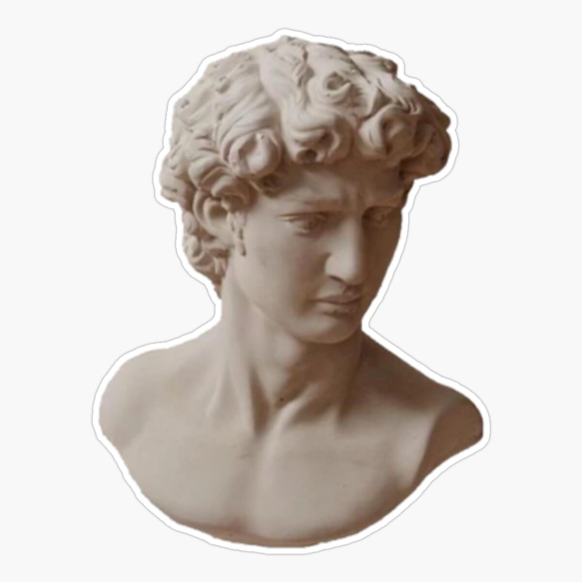 Maneki Statue Dark Academia Aesthetic Sticker Sticker, Phone Decal ...