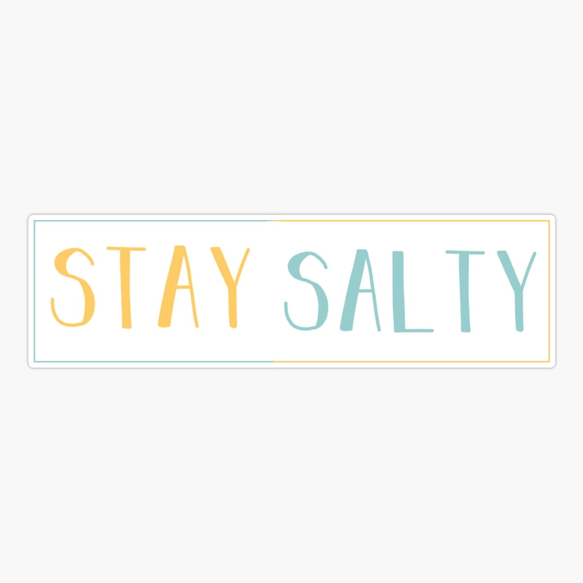 Maneki Stay Salty Sticker, Phone Decal Water Bottle Stickers Car Decals ...