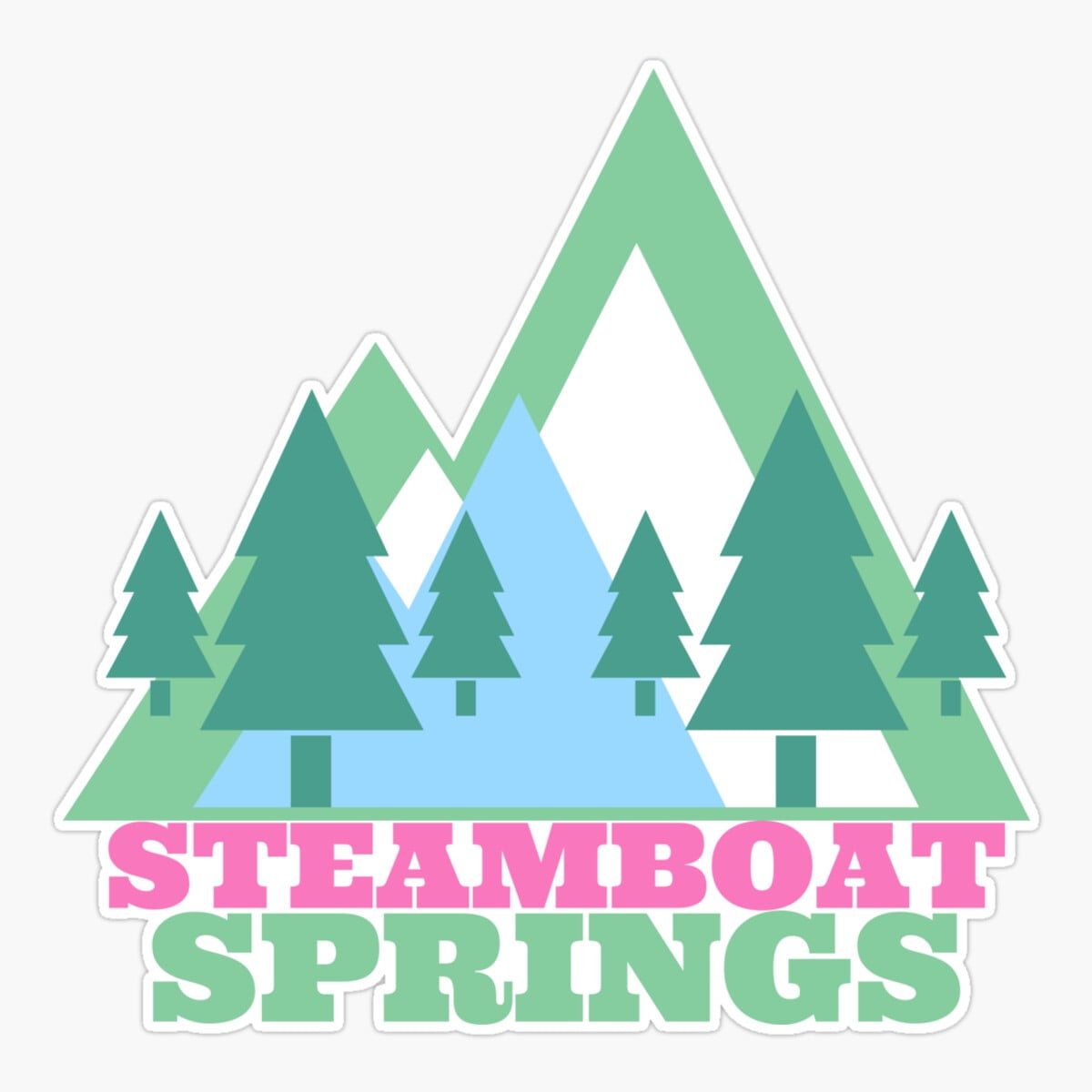 Maneki Steamboat Springs Colorado Mountain Love Er, Phone Decal Water ...