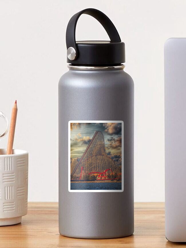Maneki Steel Vengeance Dramatic Sunset Sticker, Phone Decal Water ...