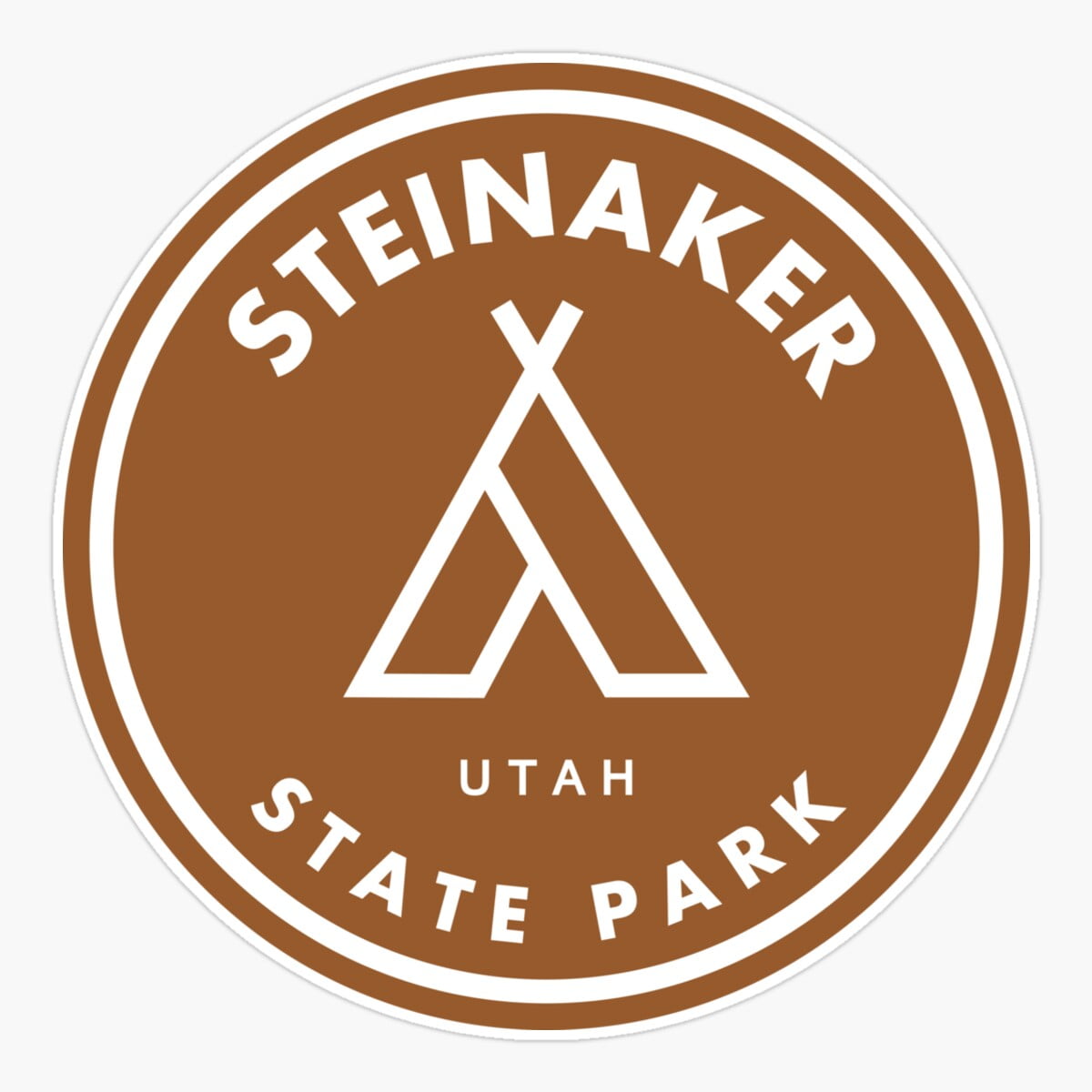 Maneki Steinaker State Park Utah Tent Er, Phone Decal Water Bottle ...
