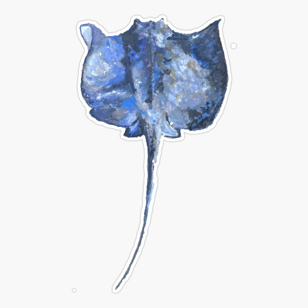 Maneki Sting Ray Sticker, Phone Decal Water Bottle Stickers Car Decals ...