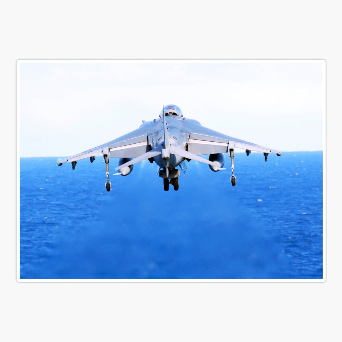 Maneki Stk104365M-An Av-8B Harrier Jet Launches Off The Flight Deck Of ...