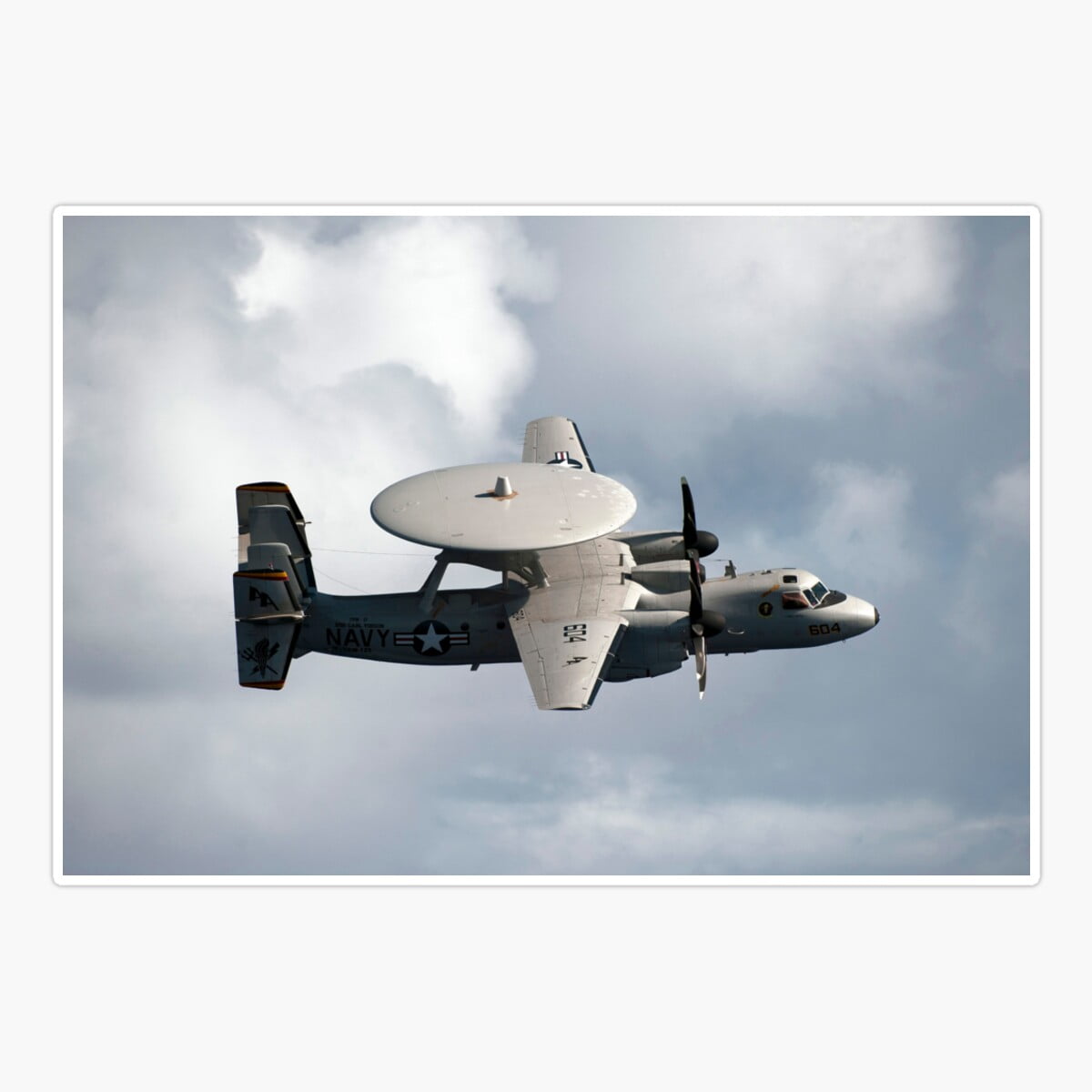Maneki Stk104511M-An E-2C Hawkeye In Flight Over The Pacific Ocean. Er ...