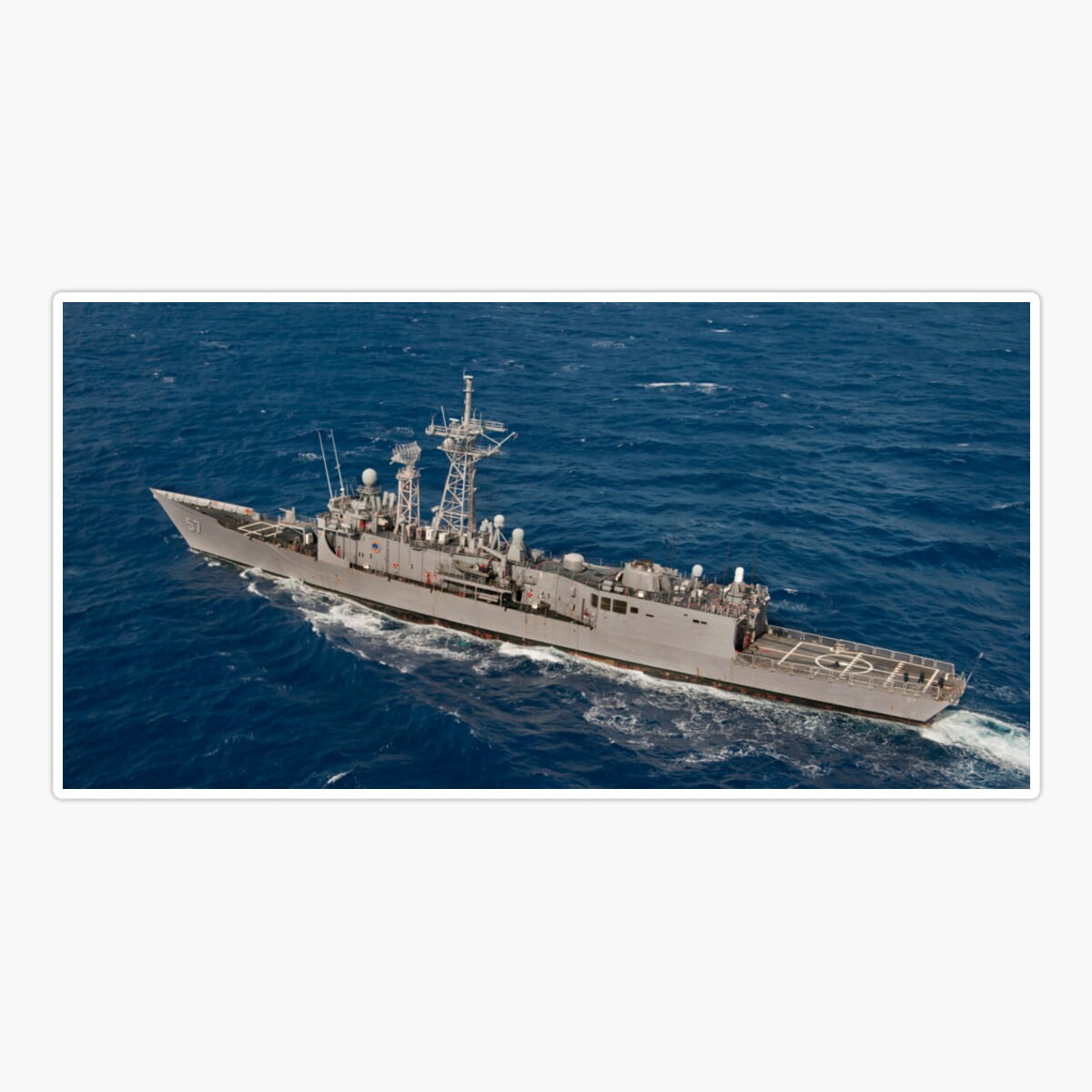 Maneki Stk105854M-The Guided-Missile Frigate Uss Reuben James. Er ...