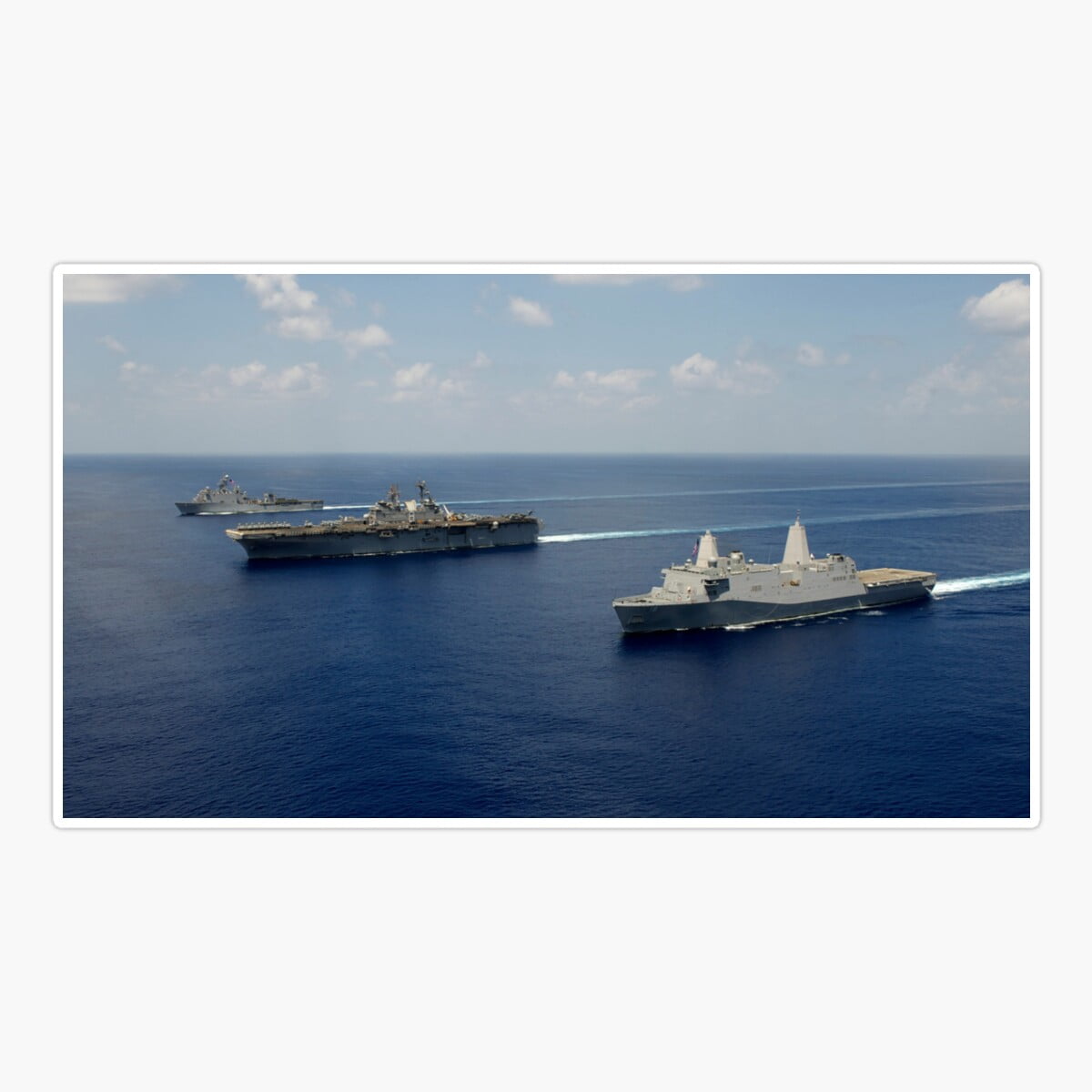 Maneki Stk105907M-Uss Pearl Harbor, Uss Makin Island, And Uss New ...