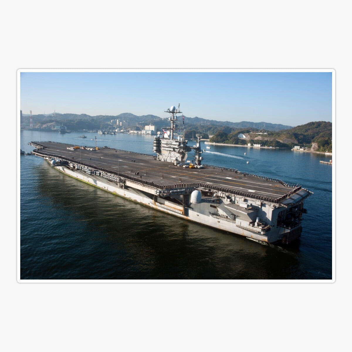 Maneki Stk106696M-The Aircraft Carrier Uss George Washington Transits ...