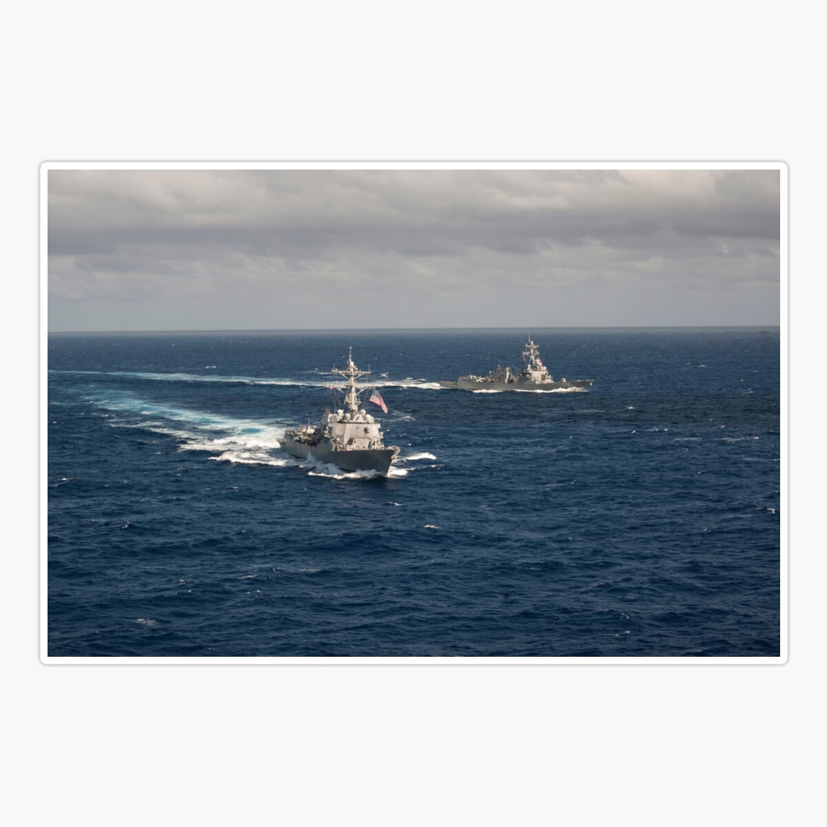 Maneki Stk106757M-Guided Missile Destroyers Uss Stockdale And Uss ...