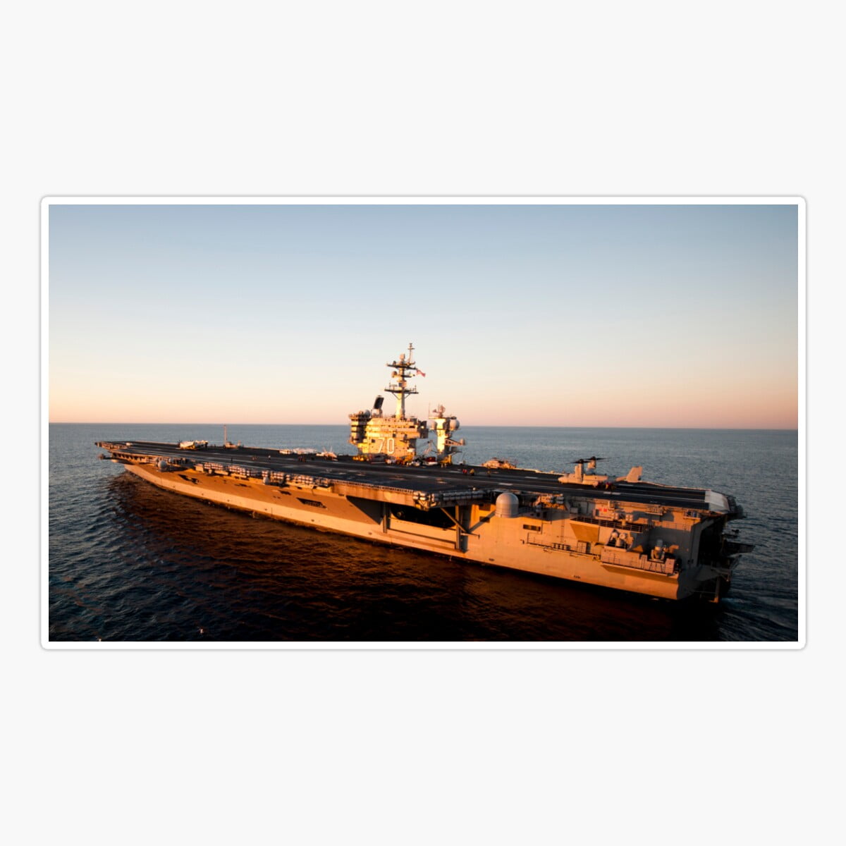 Maneki Stk106824M-The Aircraft Carrier Uss Carl Vinson Is Underway In ...