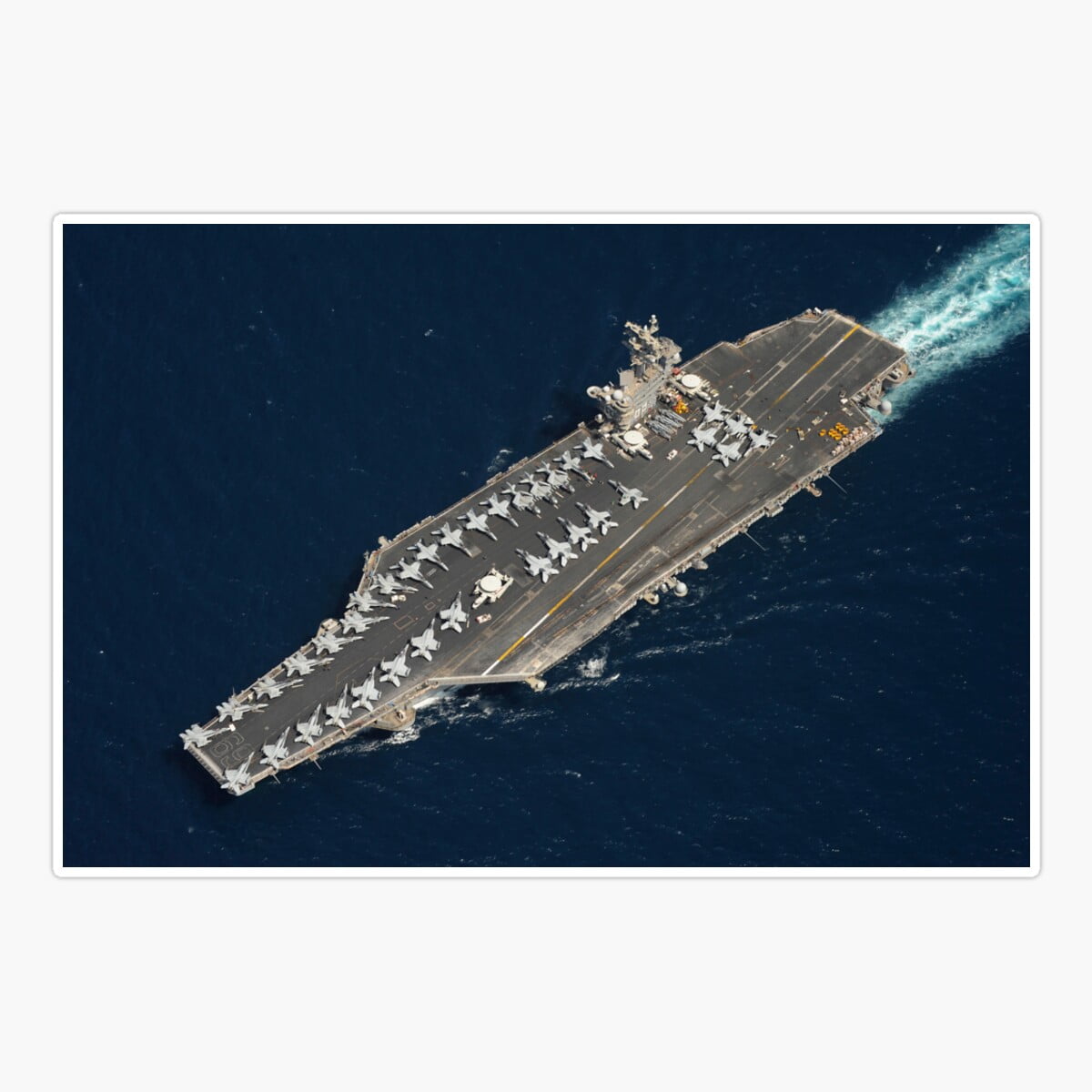 Maneki Stk107517M-The Aircraft Carrier Uss Dwight D. Eisenhower. Er ...