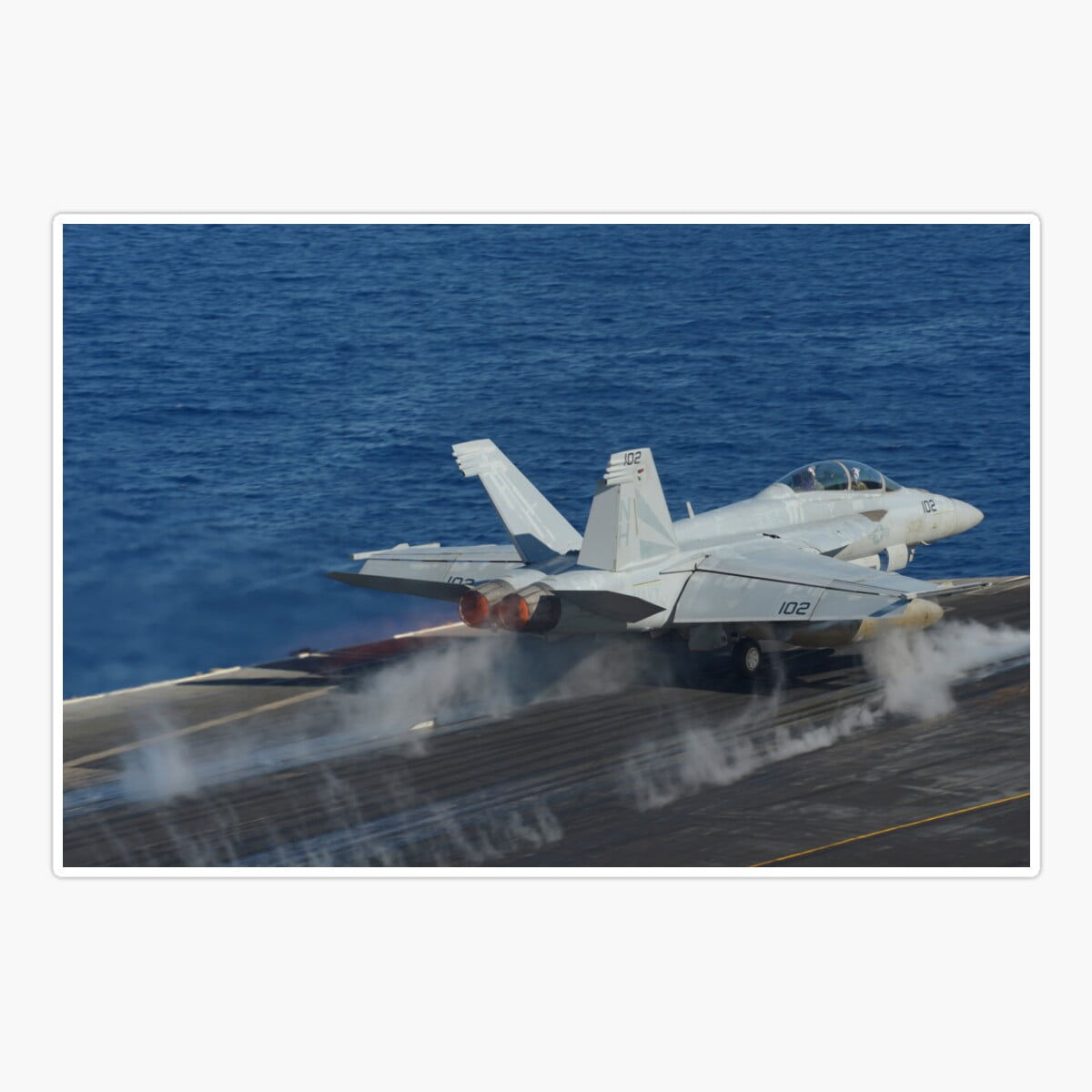 Maneki Stk108064M-An F/A-18F Super Hornet Launches From The Flight Deck ...