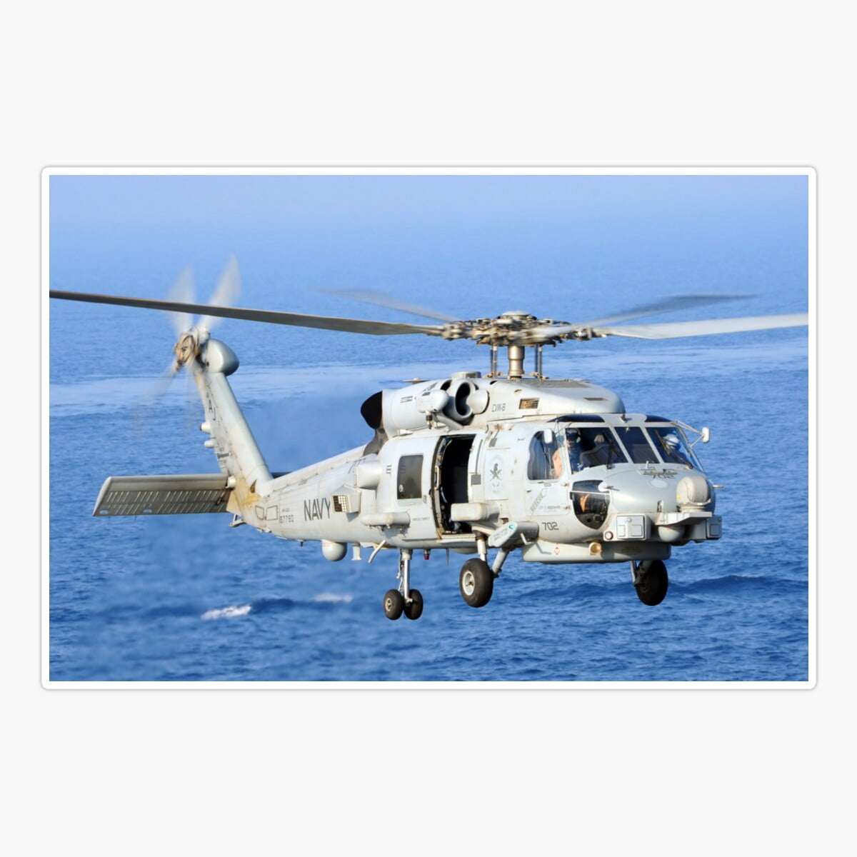 Maneki Stk108976M-An Mh-60R Seahawk Takes Off From The Flight Deck Of ...
