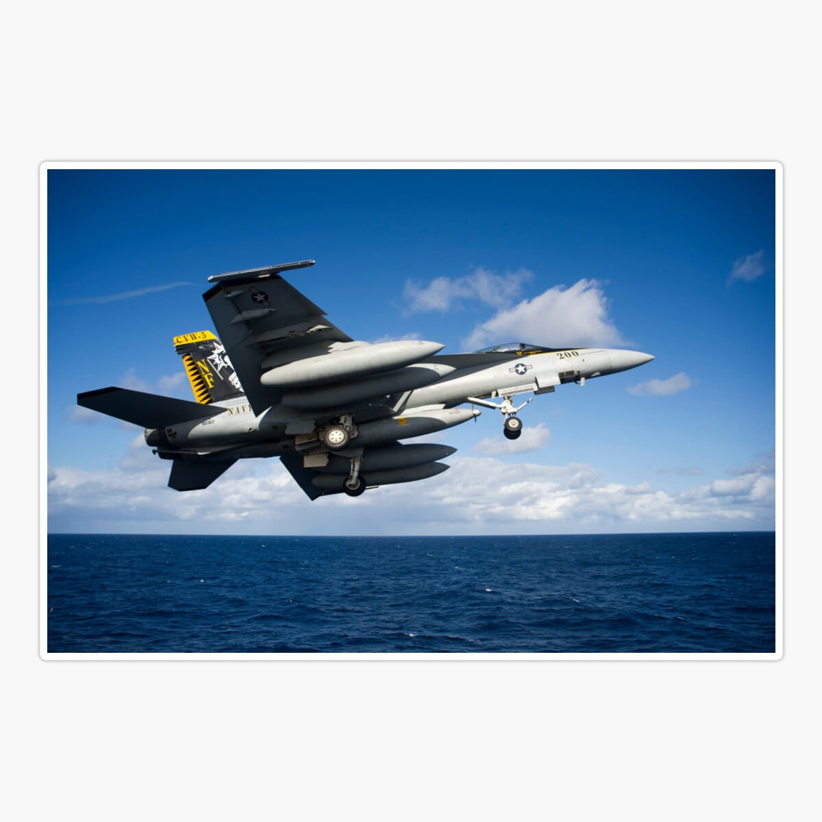 Maneki Stk109119M-An F/A-18E Super Hornet Launches From Flight Deck Of ...