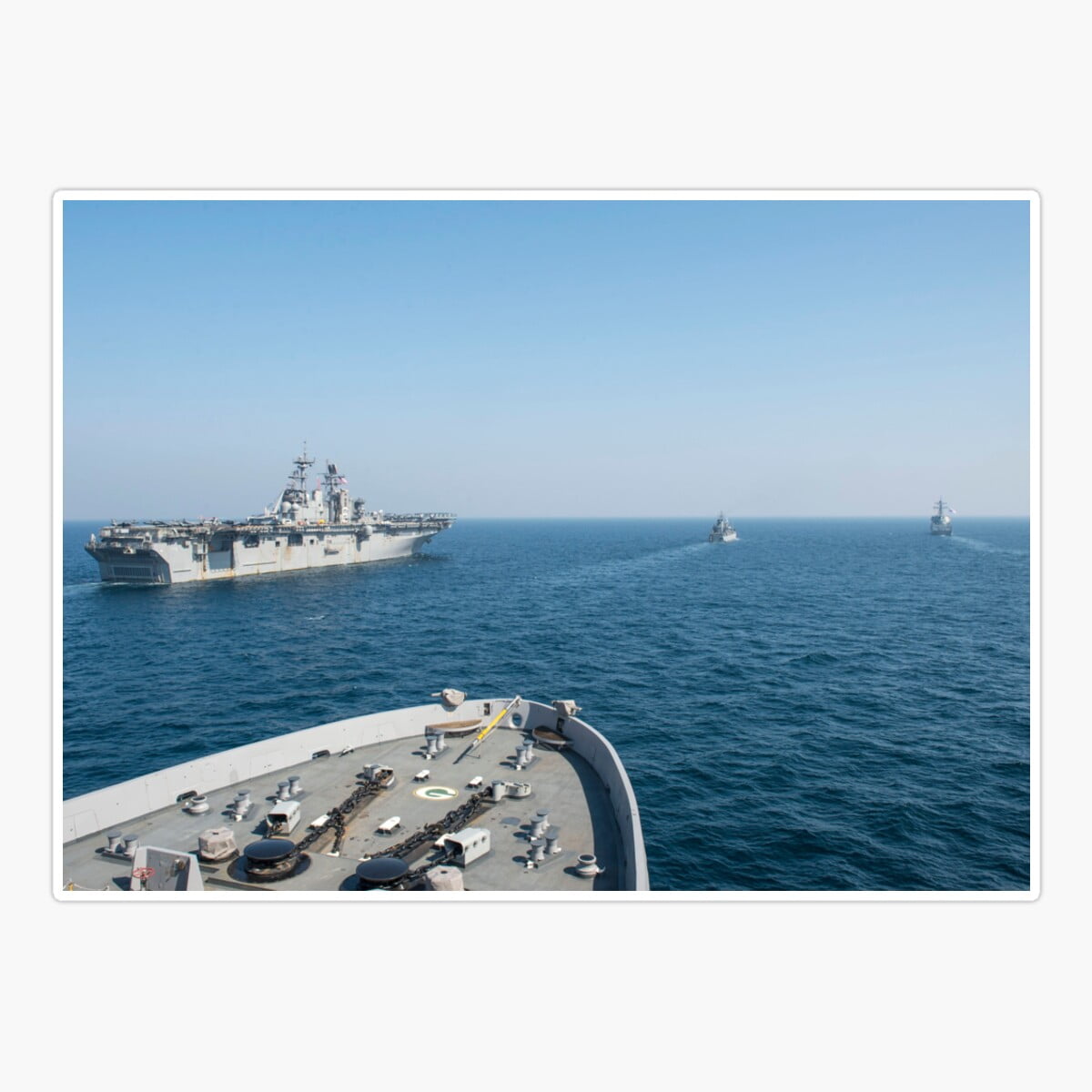 Maneki Stk109235M-Uss Green Bay Is Underway With Uss Bonhomme Richard ...