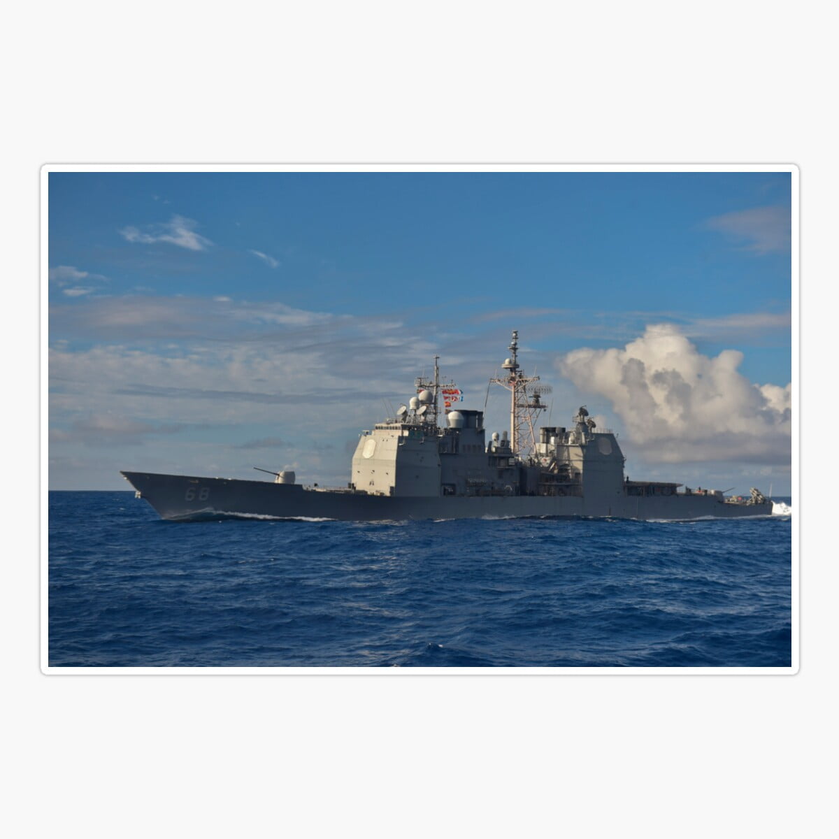 Maneki Stk109240M-Guided Missile-Cruiser Uss Anzio Transits The ...