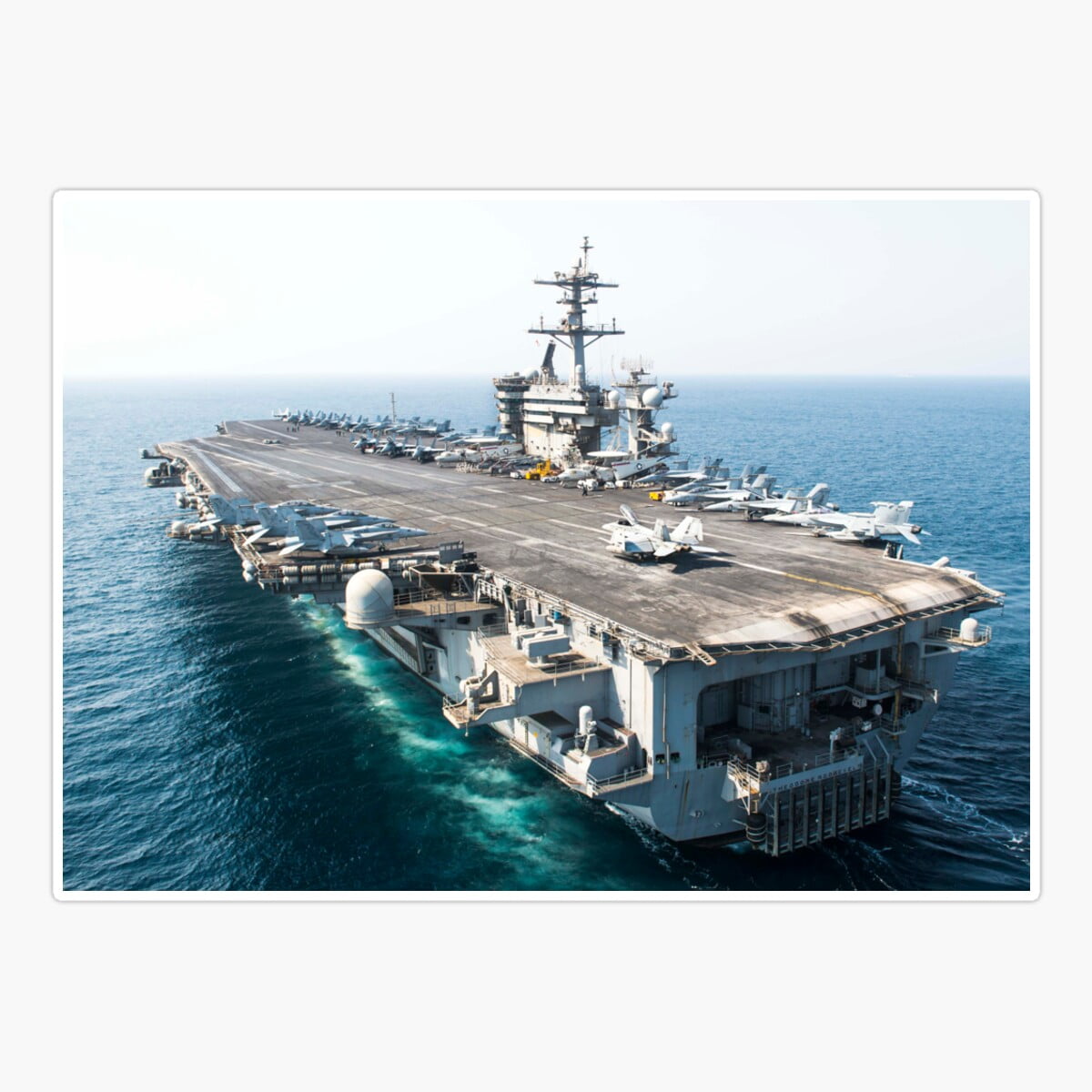 Maneki Stk109414M-The Aircraft Carrier Uss Theodore Roosevelt Er, Phone ...