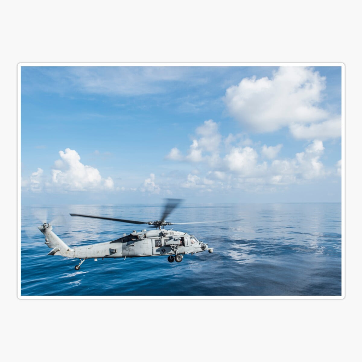 Maneki Stk109467M-An Mh-60S Sea Hawk Helicopter Departs The Flight Deck ...