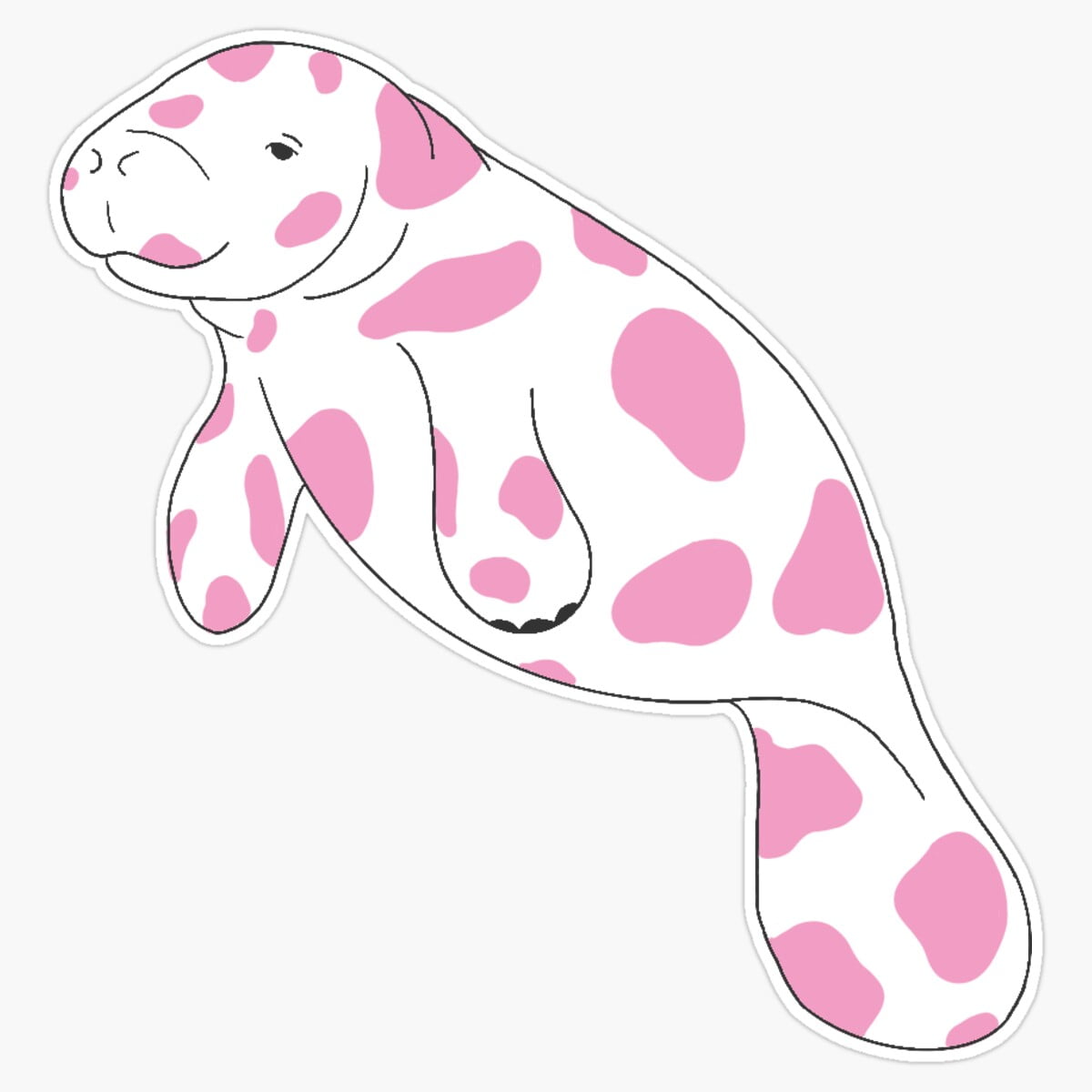 Maneki Strawberry Manatee Er, Phone Decal Water Bottle Stickers Car ...