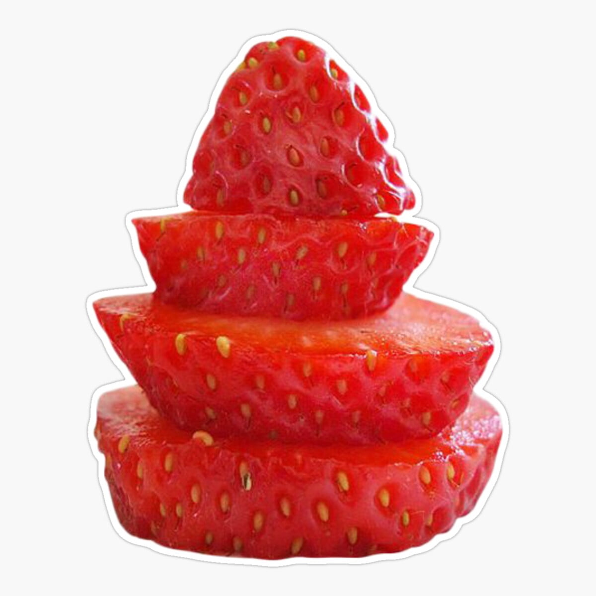 Maneki Strawberry Stack Er, Phone Decal Water Bottle Stickers Car ...