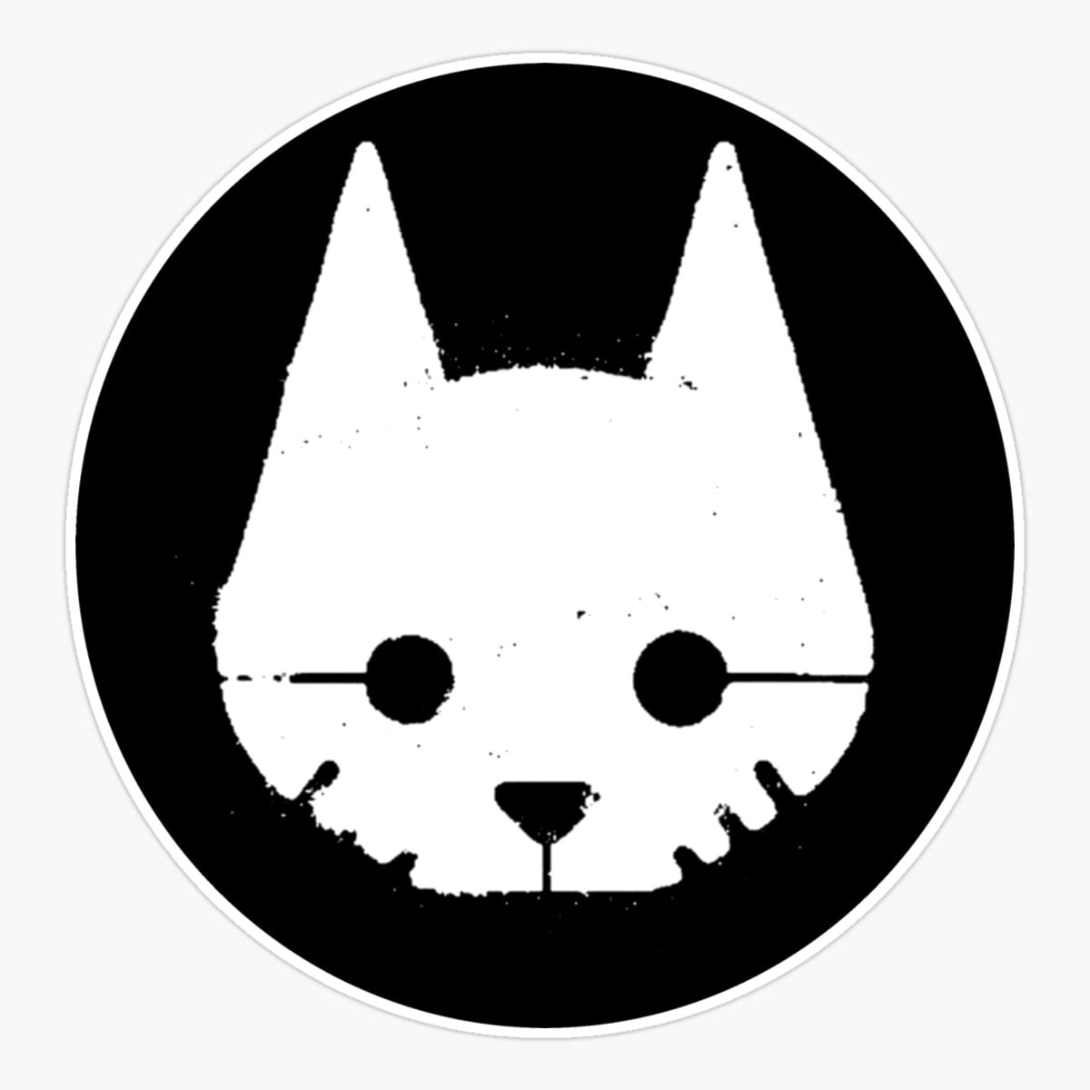 Maneki Stray Game Logo Sticker, Phone Decal Water Bottle Stickers Car ...