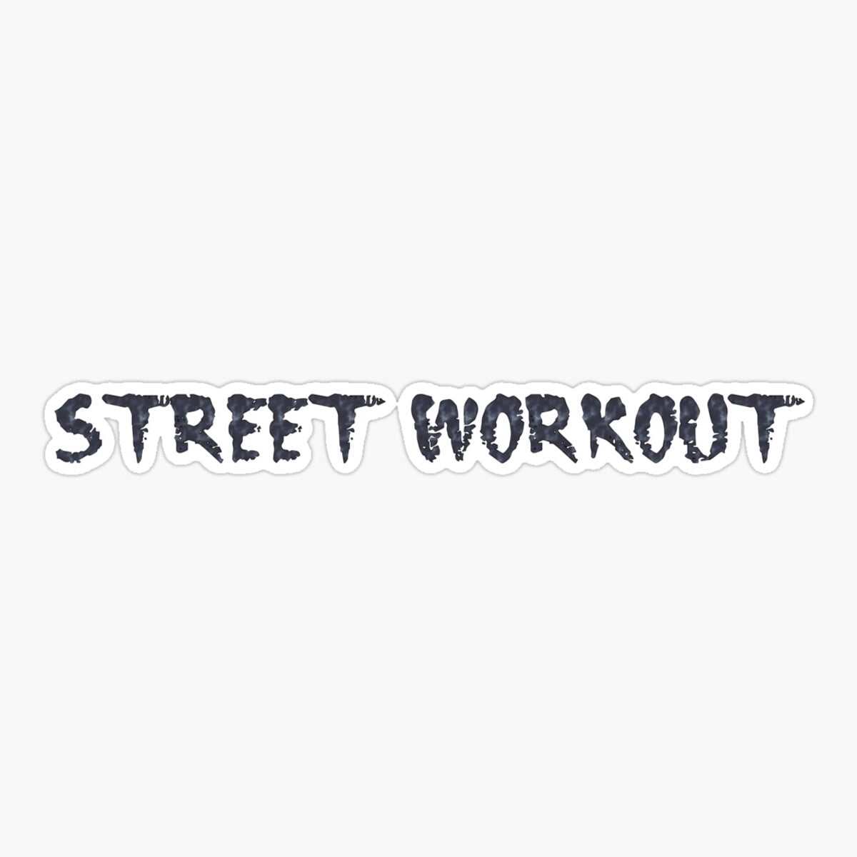 Maneki Street Wourkout Sticker, Phone Decal Water Bottle Stickers Car ...