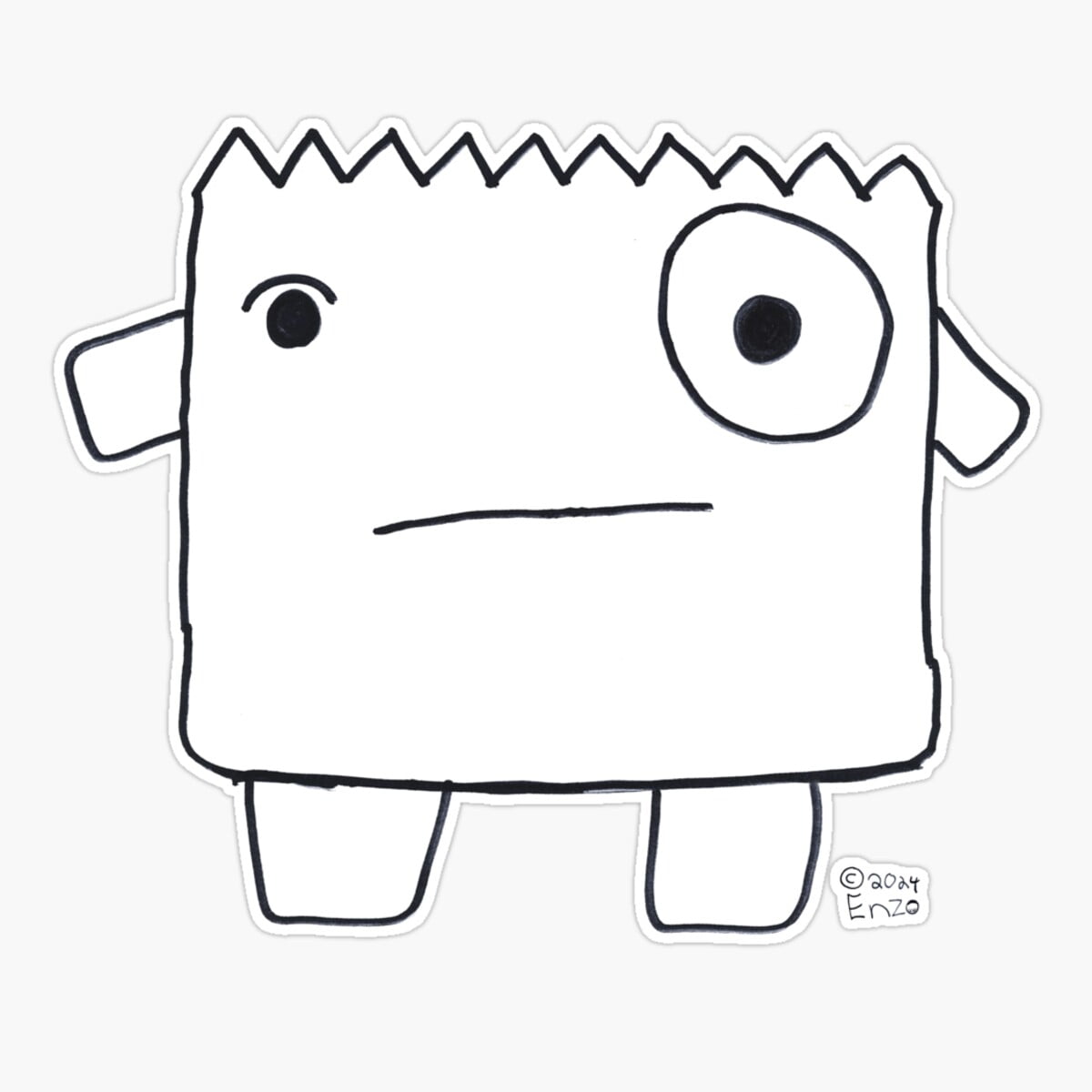 Maneki Stubby Boy Is Anything And Everything Sticker, Phone Decal Water ...