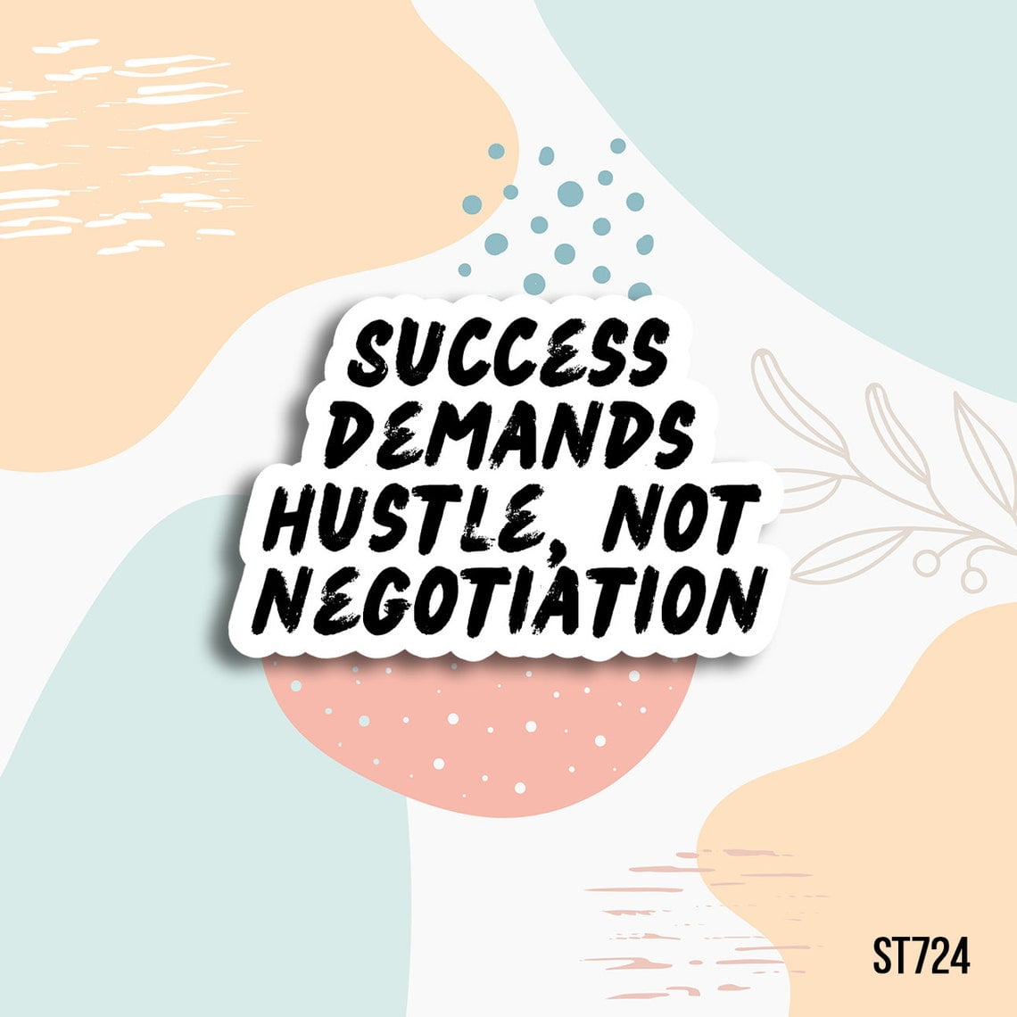 Maneki Success Demands Hustle Er, Skateboard Decals, Hustle Er ...