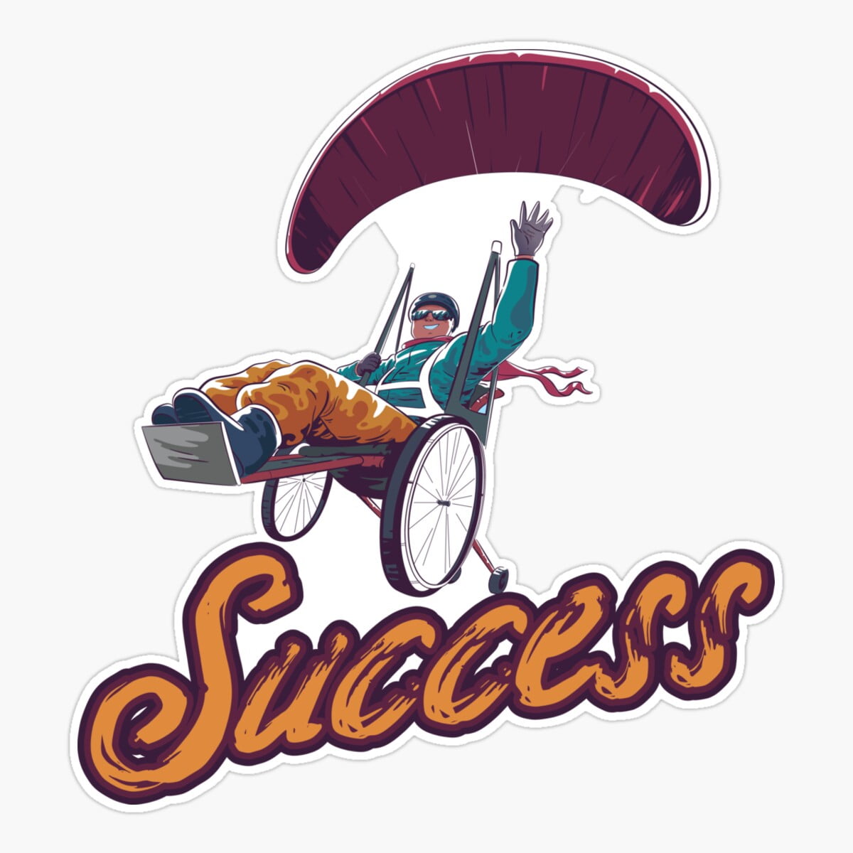 Maneki Success Disability Wheelchair, Parasailing Sky Diving, Disabled ...