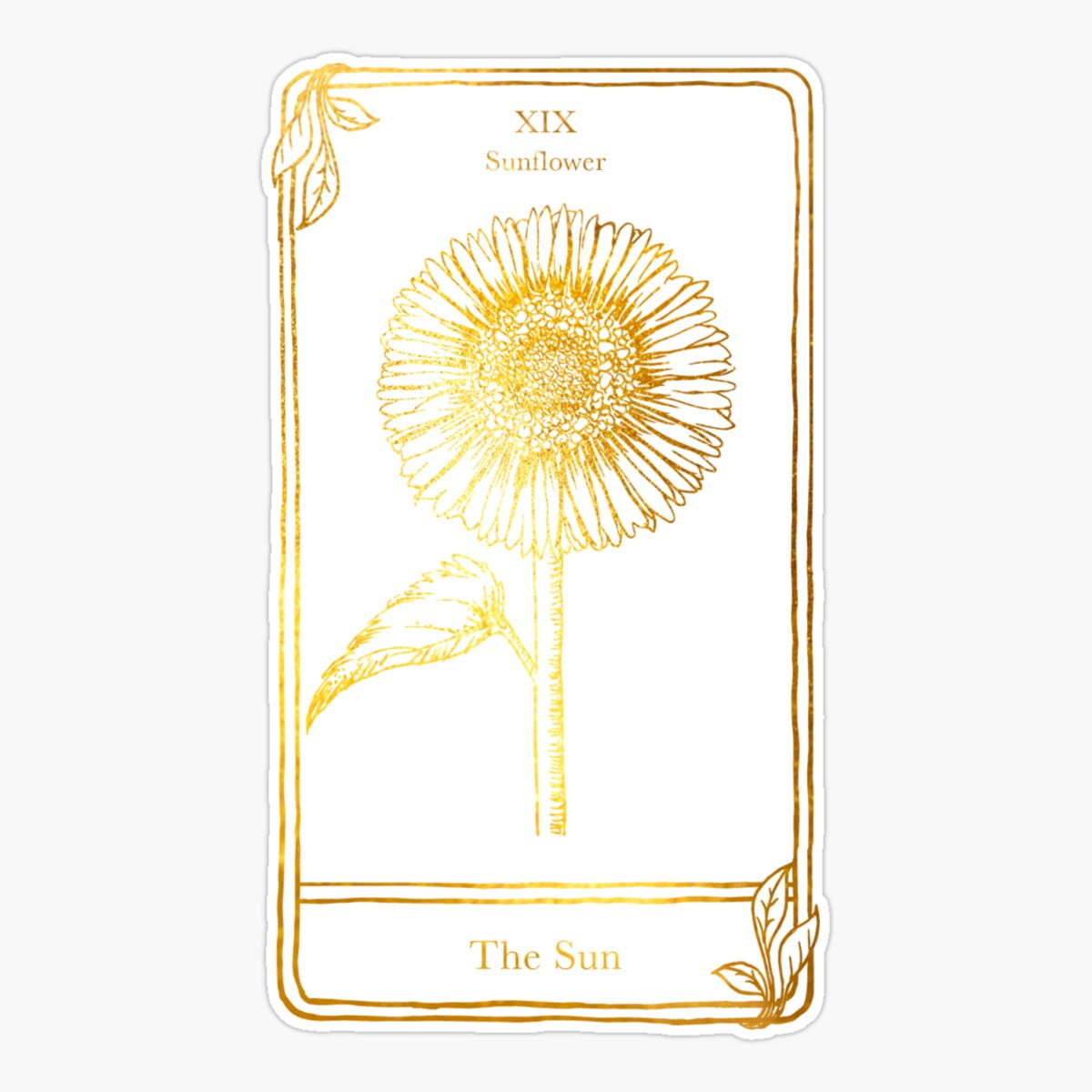 Maneki The Sun Tarot Card Er | Sunlower, Botanical, Plant, Seedling ...