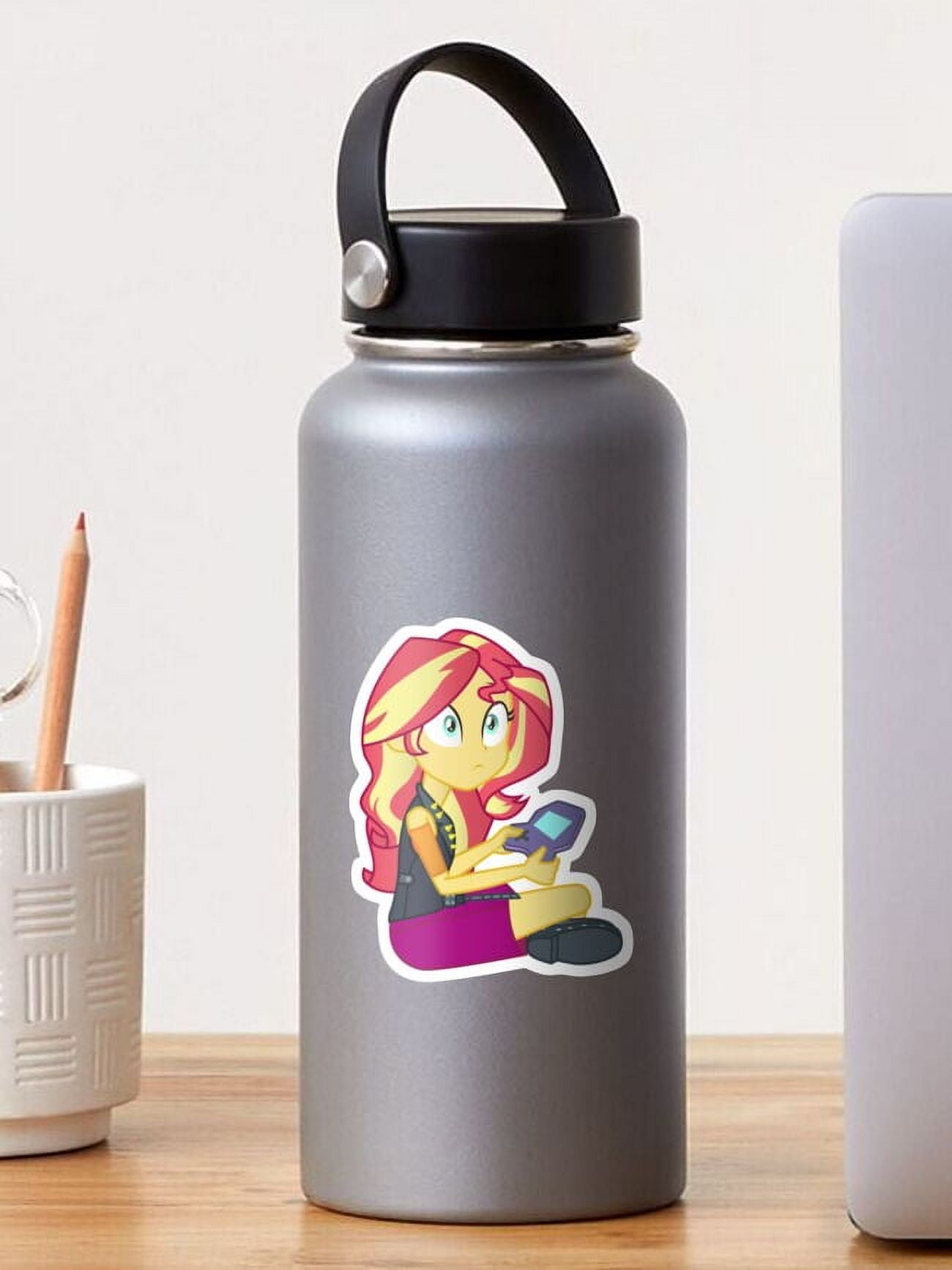 Maneki Sunset Shimmer Sitting Equestria Girls Mlp Sticker, Phone Decal ...