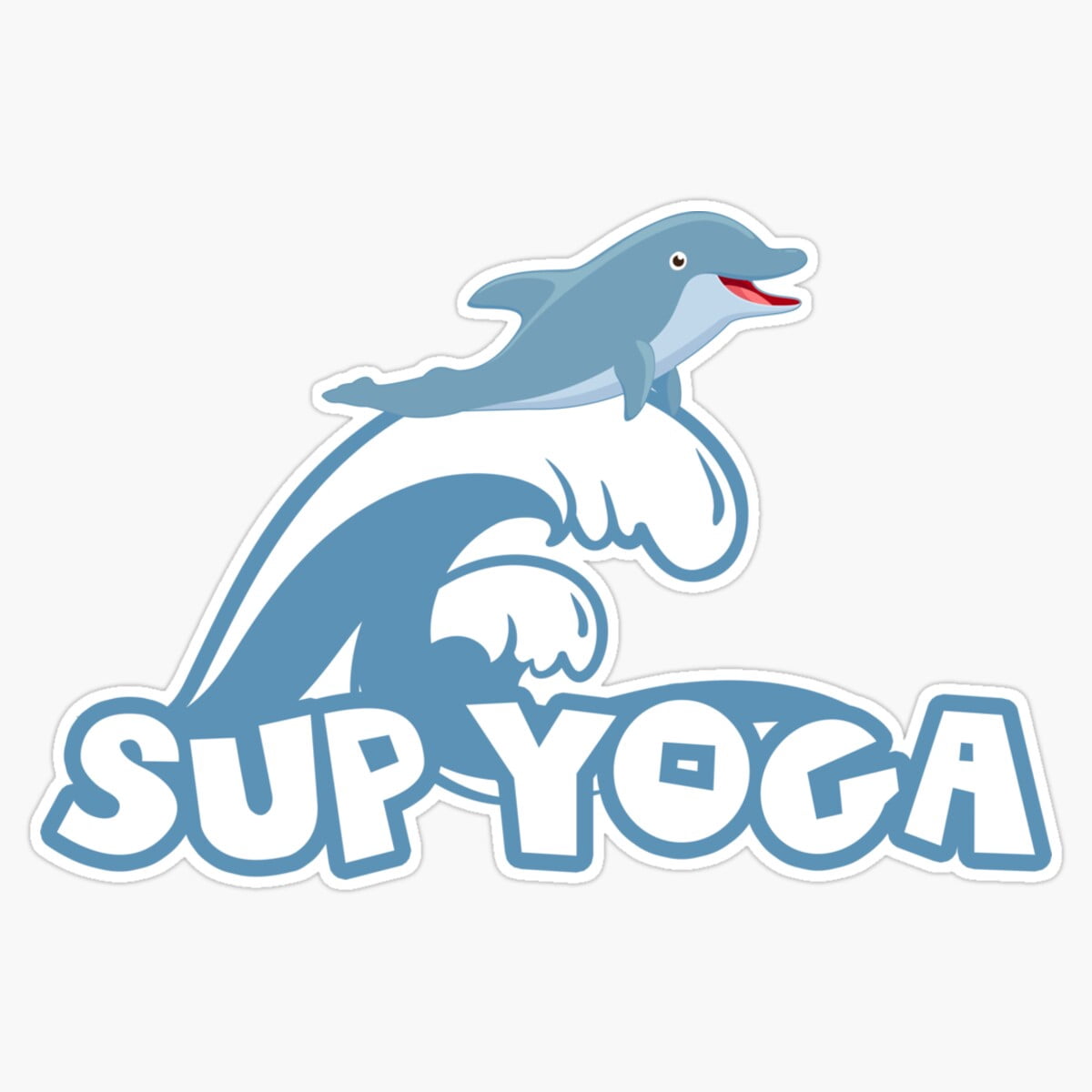 Maneki Sup Yoga - Funny Dolphin Surfing Meditation Water Er, Phone ...