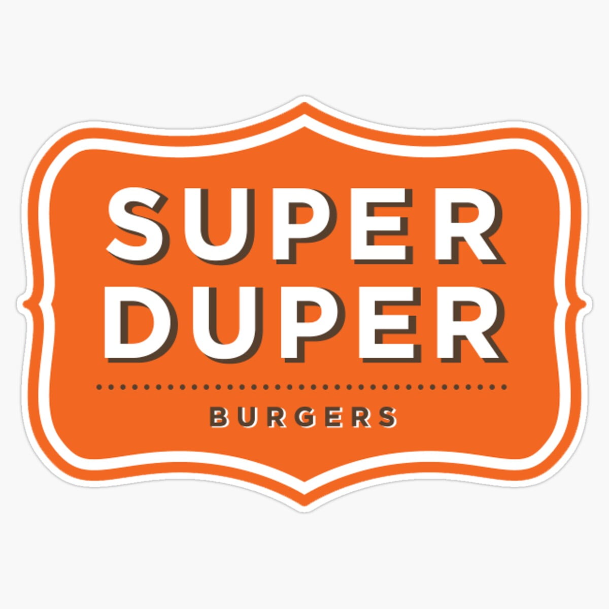Maneki Super Duper Burger Er, Phone Decal Water Bottle Stickers Car ...