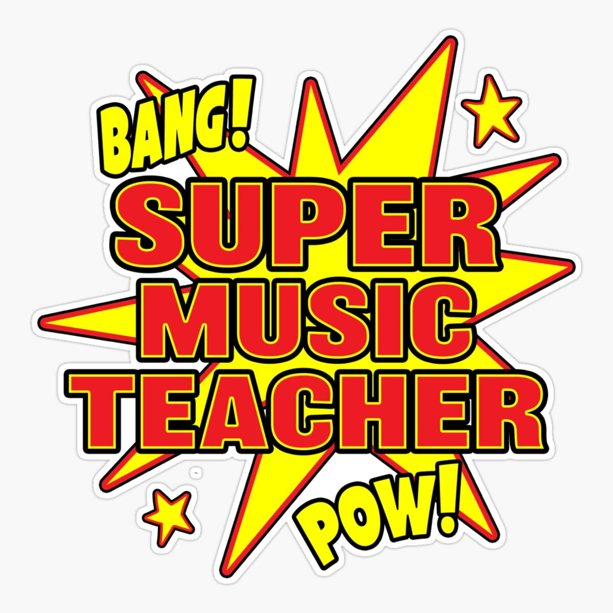 Maneki Super Music Teacher Super Hero Musician Power Er, Phone Decal ...