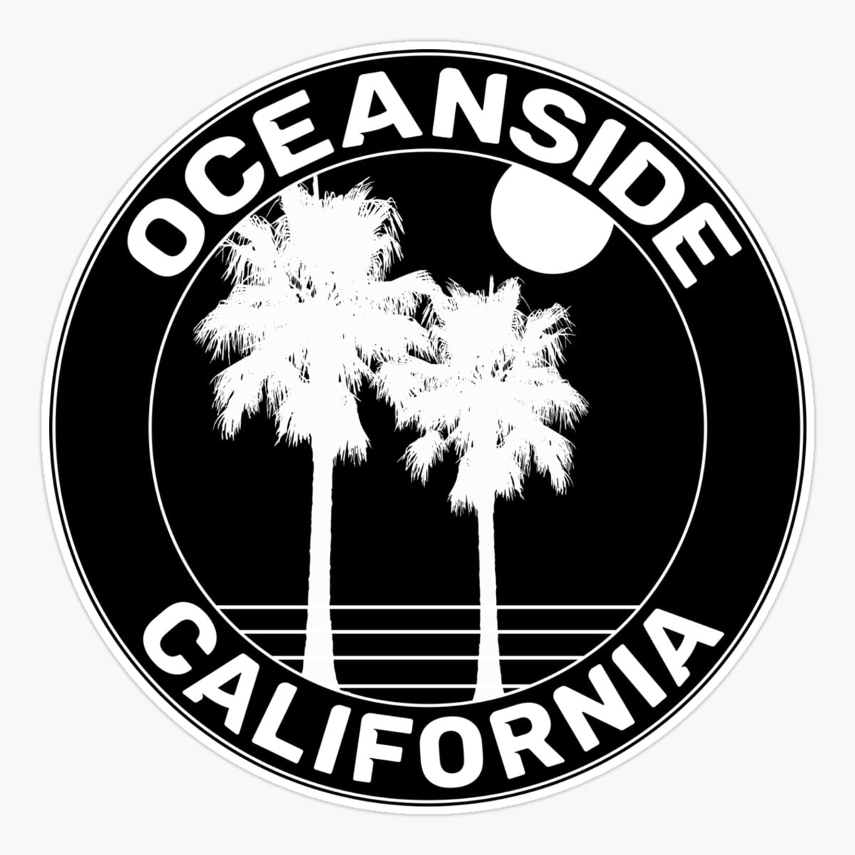 Maneki Surf Oceanside California Surfing Beach Surfer Sticker, Phone ...