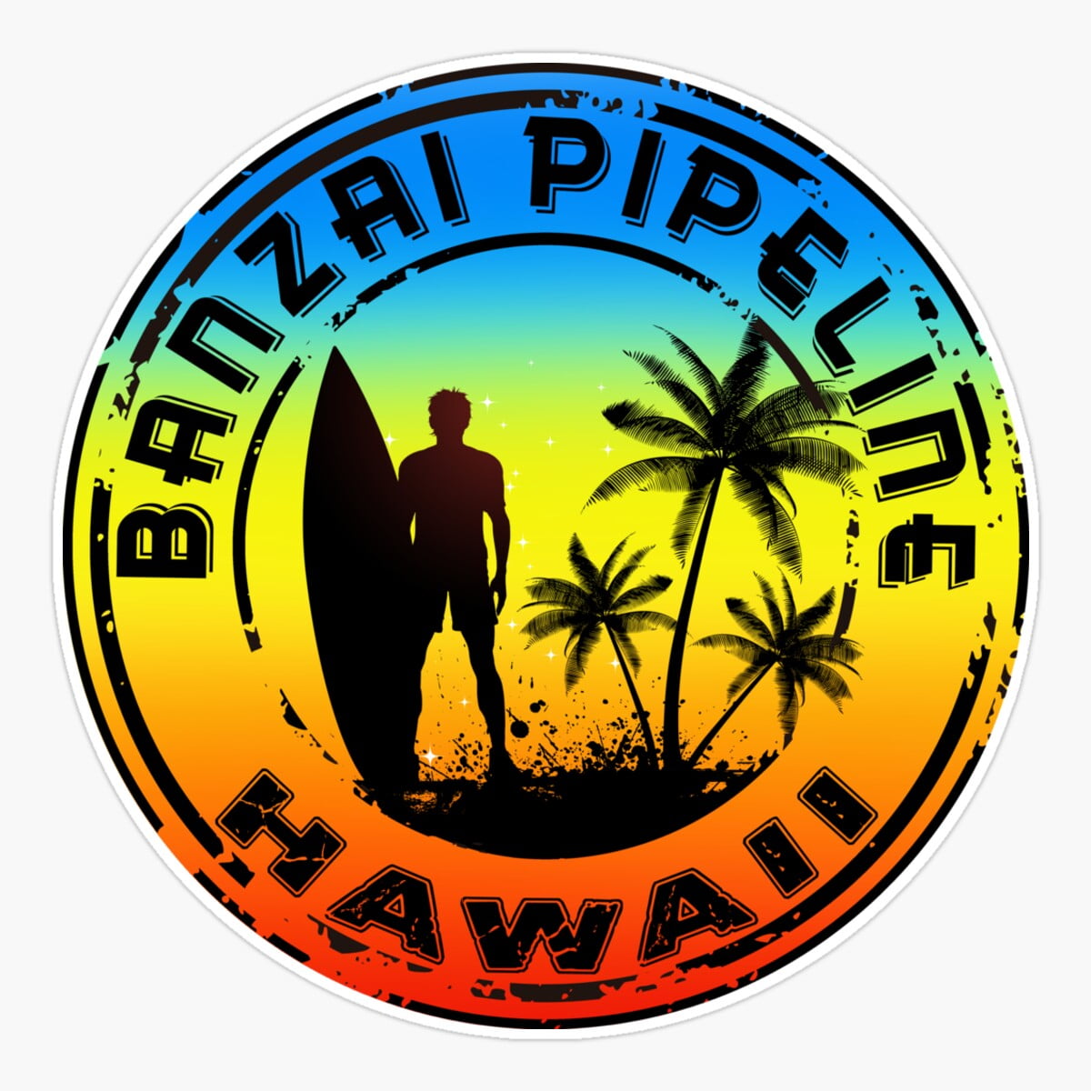 Maneki Surfing Banzai Pipeline Oahu Hawaii Surf Surfer Surfboard Waves ...