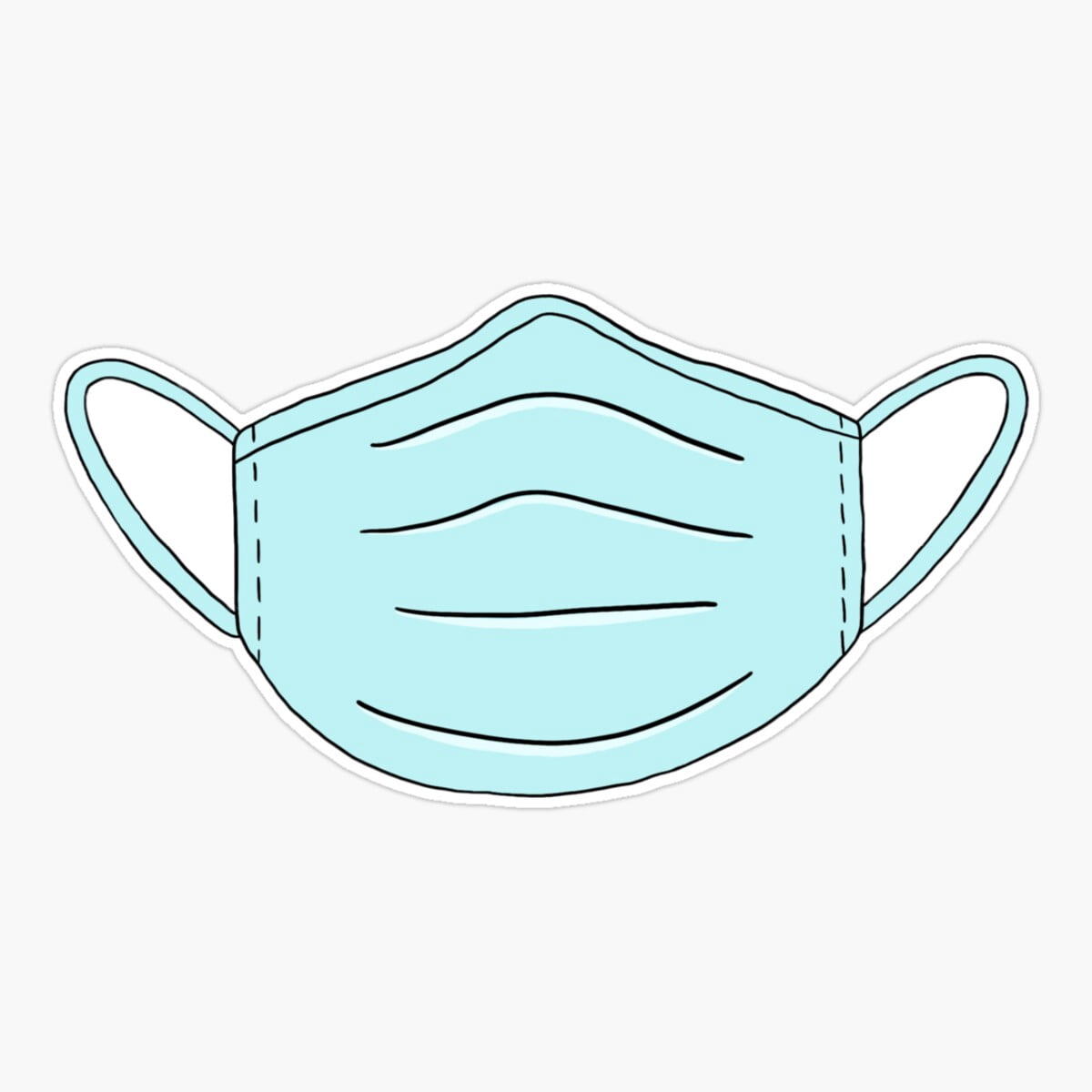 Maneki Surgical Face Mask Er Er, Phone Decal Water Bottle Stickers Car ...