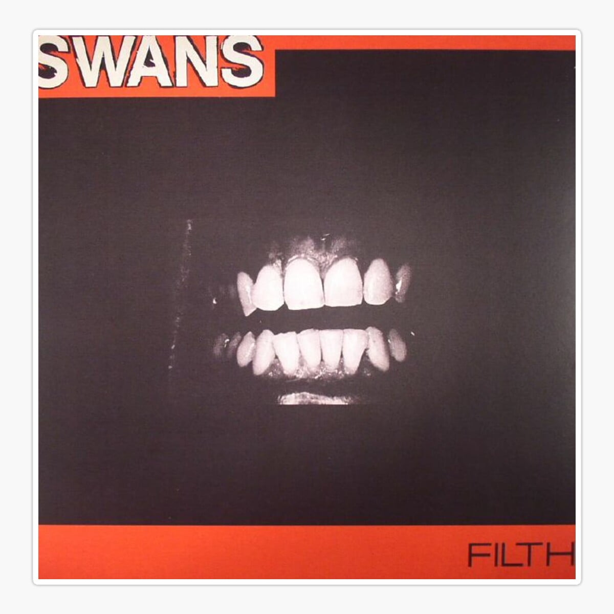 Maneki Swans- Filth Album Cover Design Sticker, Phone Decal Water ...